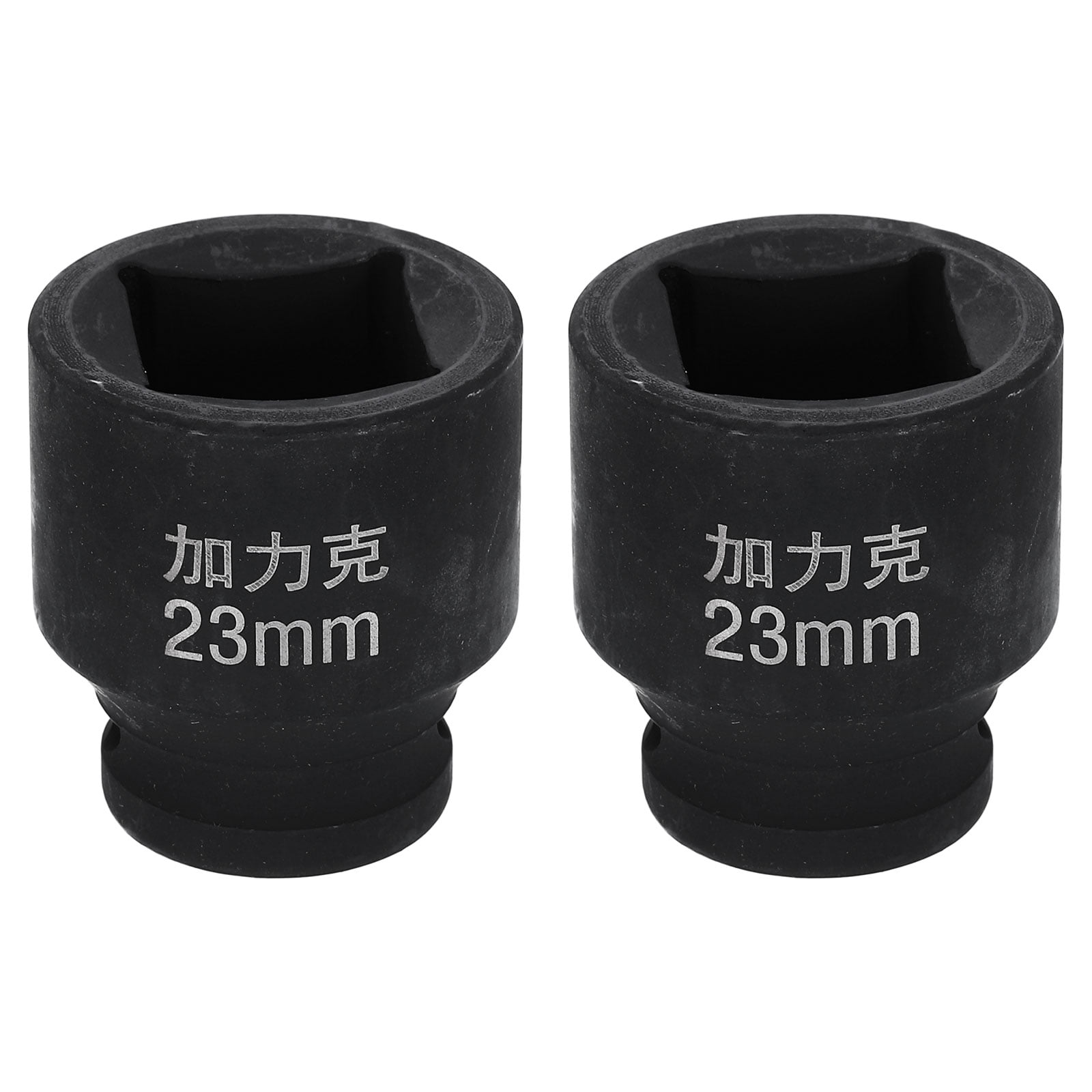 Uxcell 2pcs 4 Point Square Socket 1/2" Drive 23mm Metric CR-V Impact ...