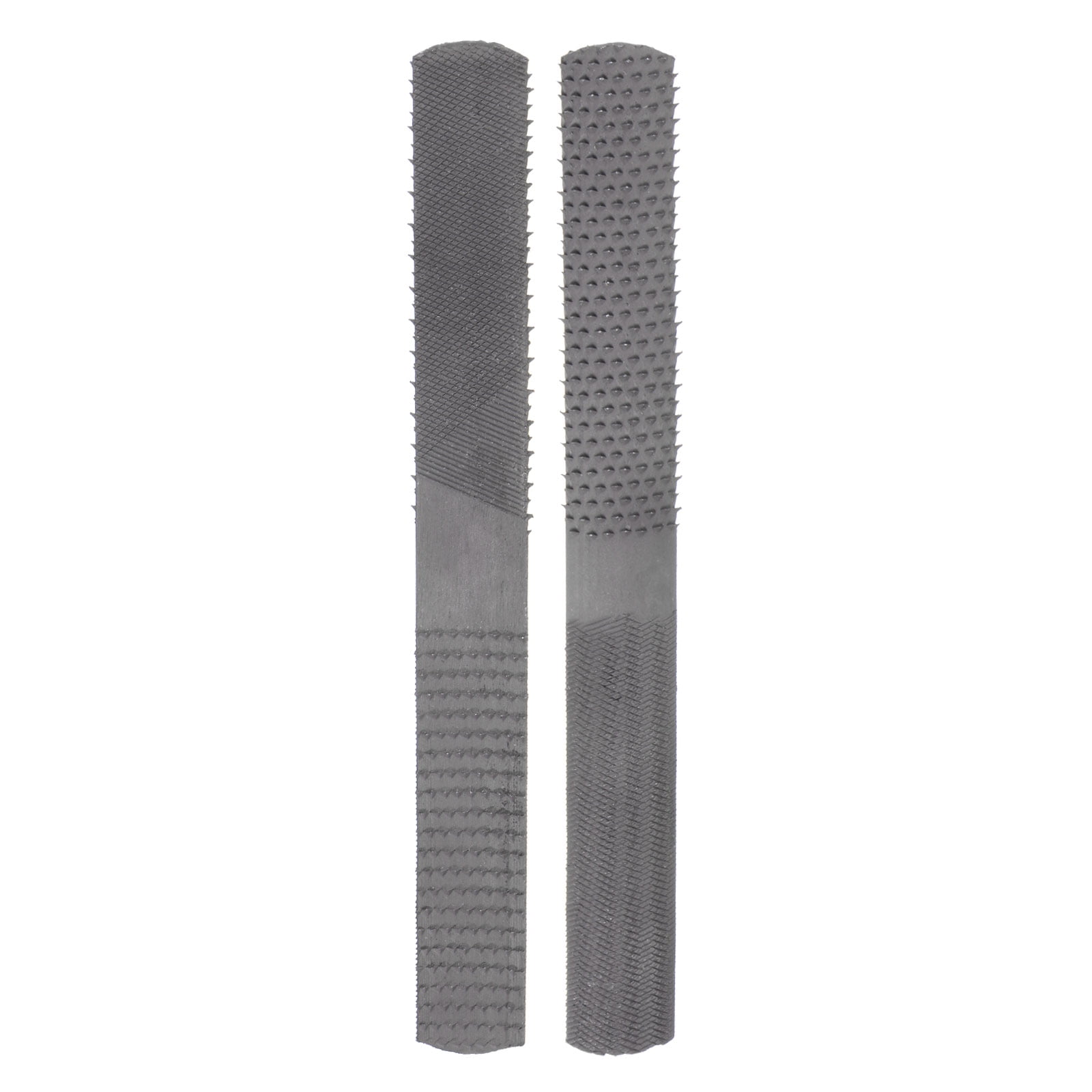Uxcell 2pcs 4-in-1 Wood File 8" T12 Carbon Steel Hand Rasp Files with ...