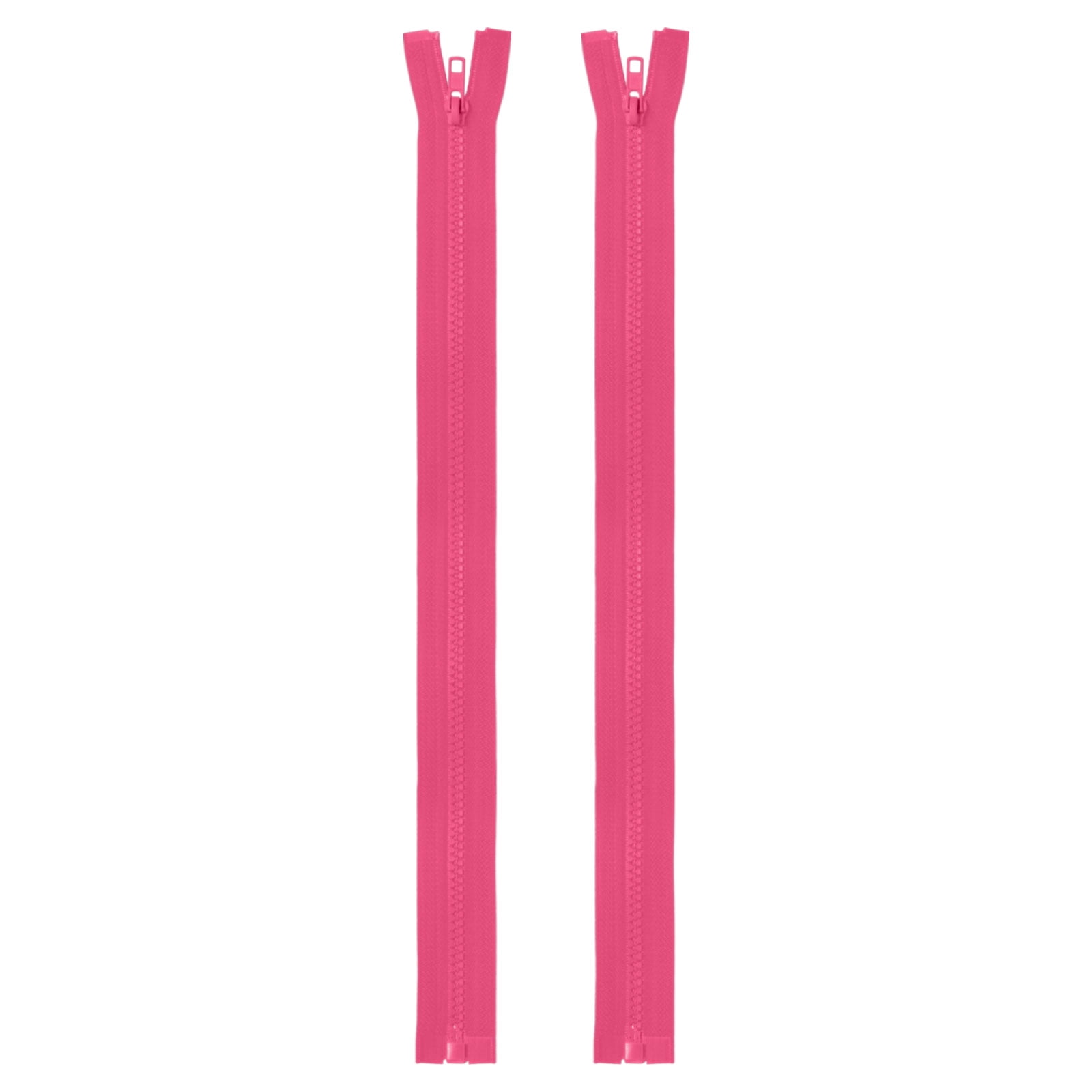 Uxcell 2Pcs Sewing Jacket Zippers 16 inch Resin Coats Replacement Coil ...