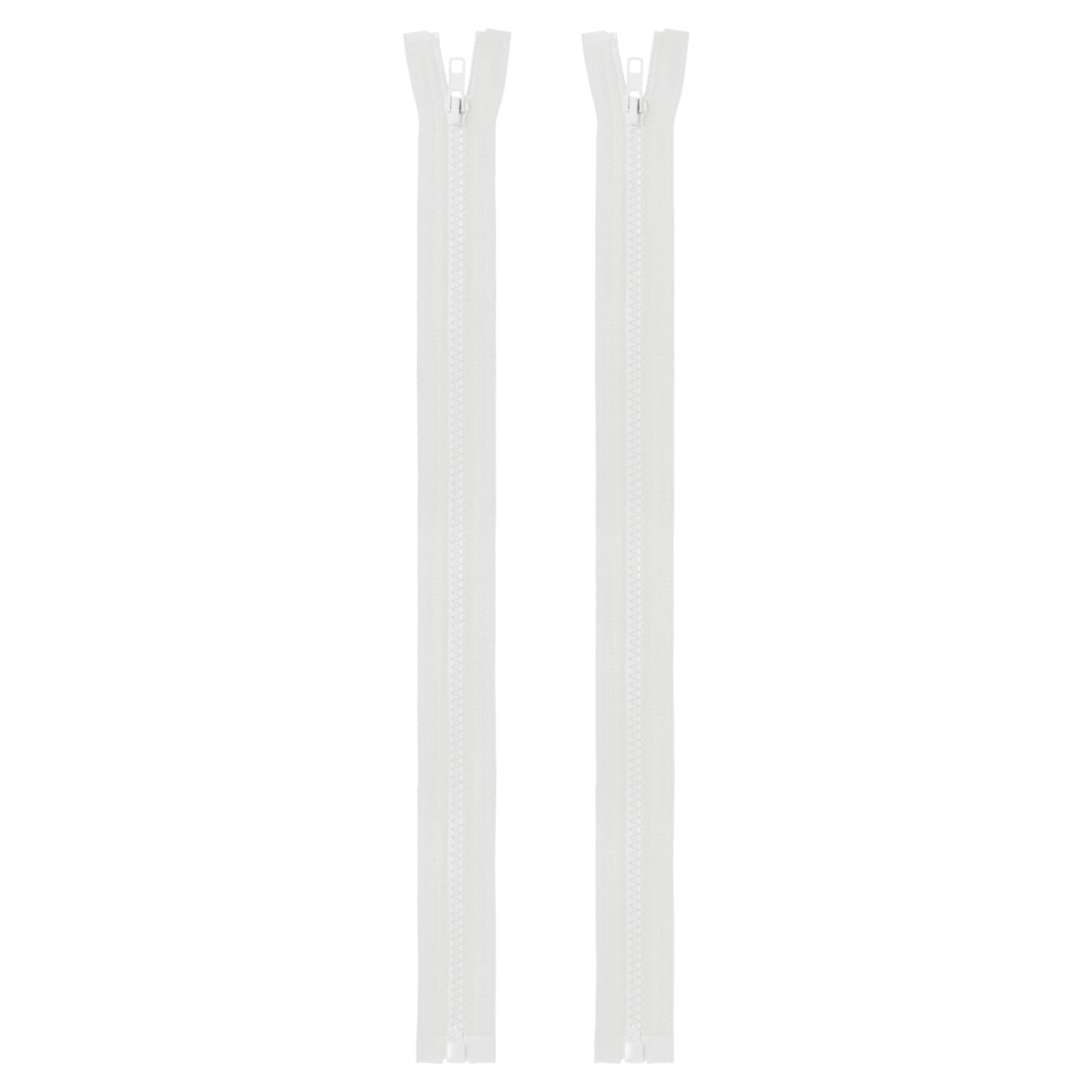 Uxcell 2Pcs Sewing Jacket Zippers 16 inch Resin Coats Replacement Coil ...