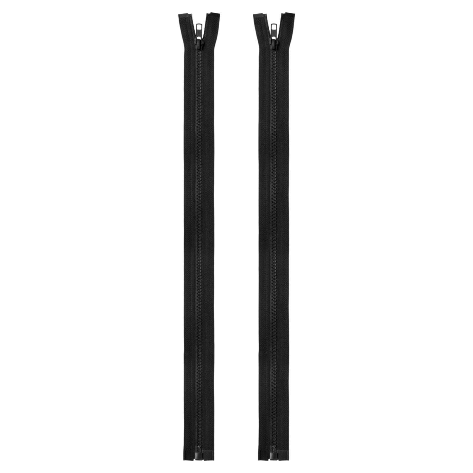 Uxcell 2Pcs Sewing Jacket Zippers 19 inch Resin Coats Replacement Coil ...