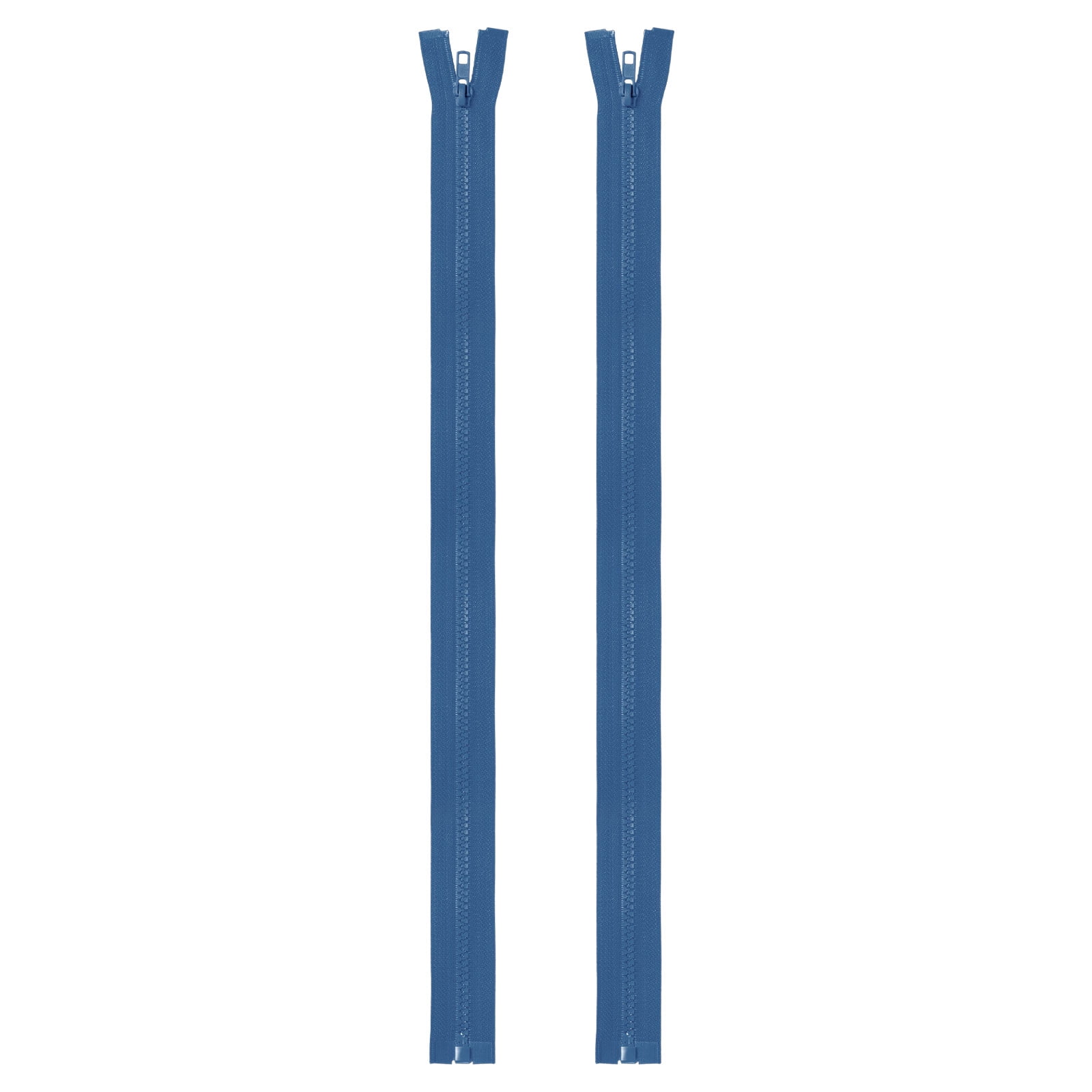Uxcell 2Pcs Sewing Jacket Zippers 20 inch Resin Coats Replacement Coil ...