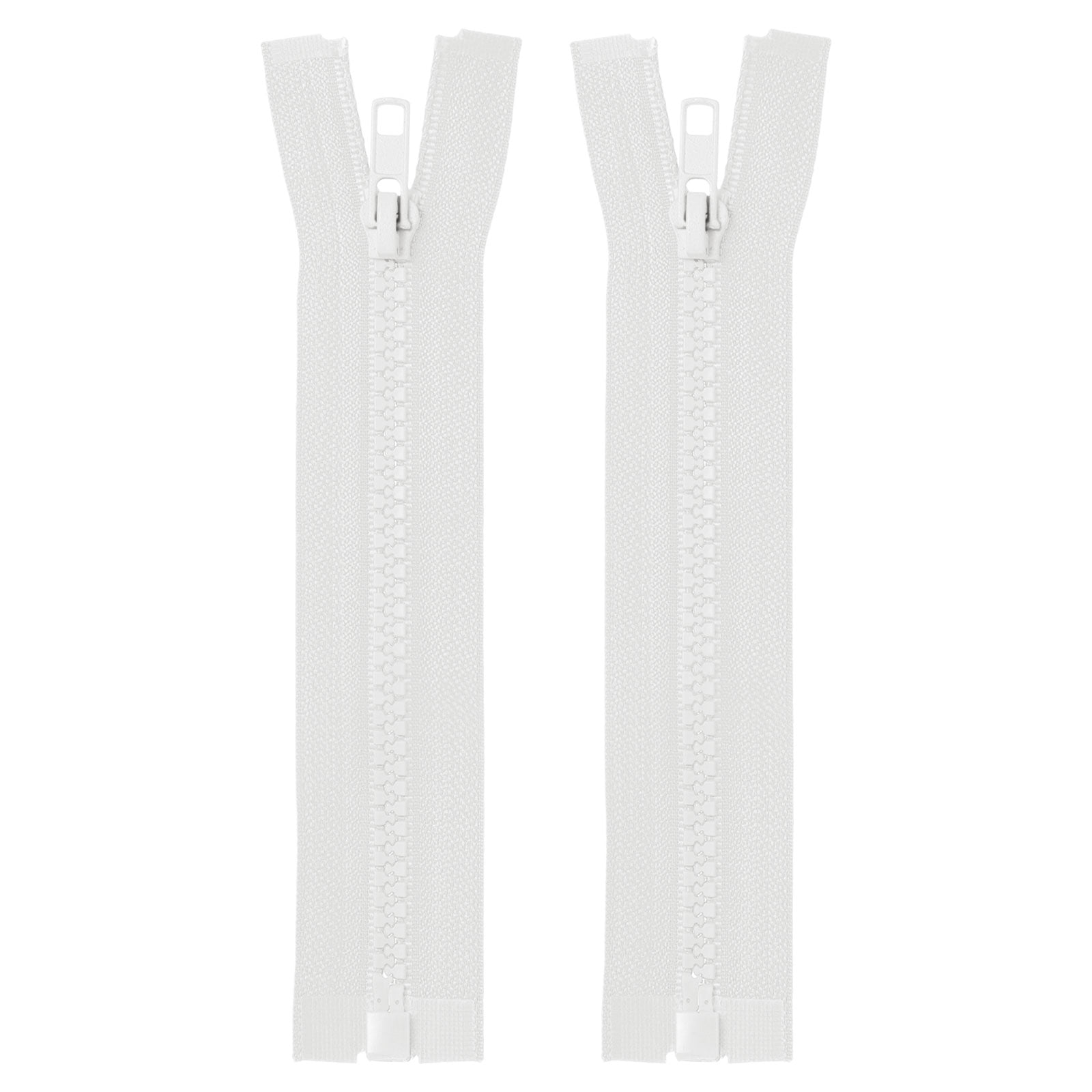 Uxcell 2Pcs Sewing Jacket Zippers 6 inch Resin Coats Replacement Coil ...