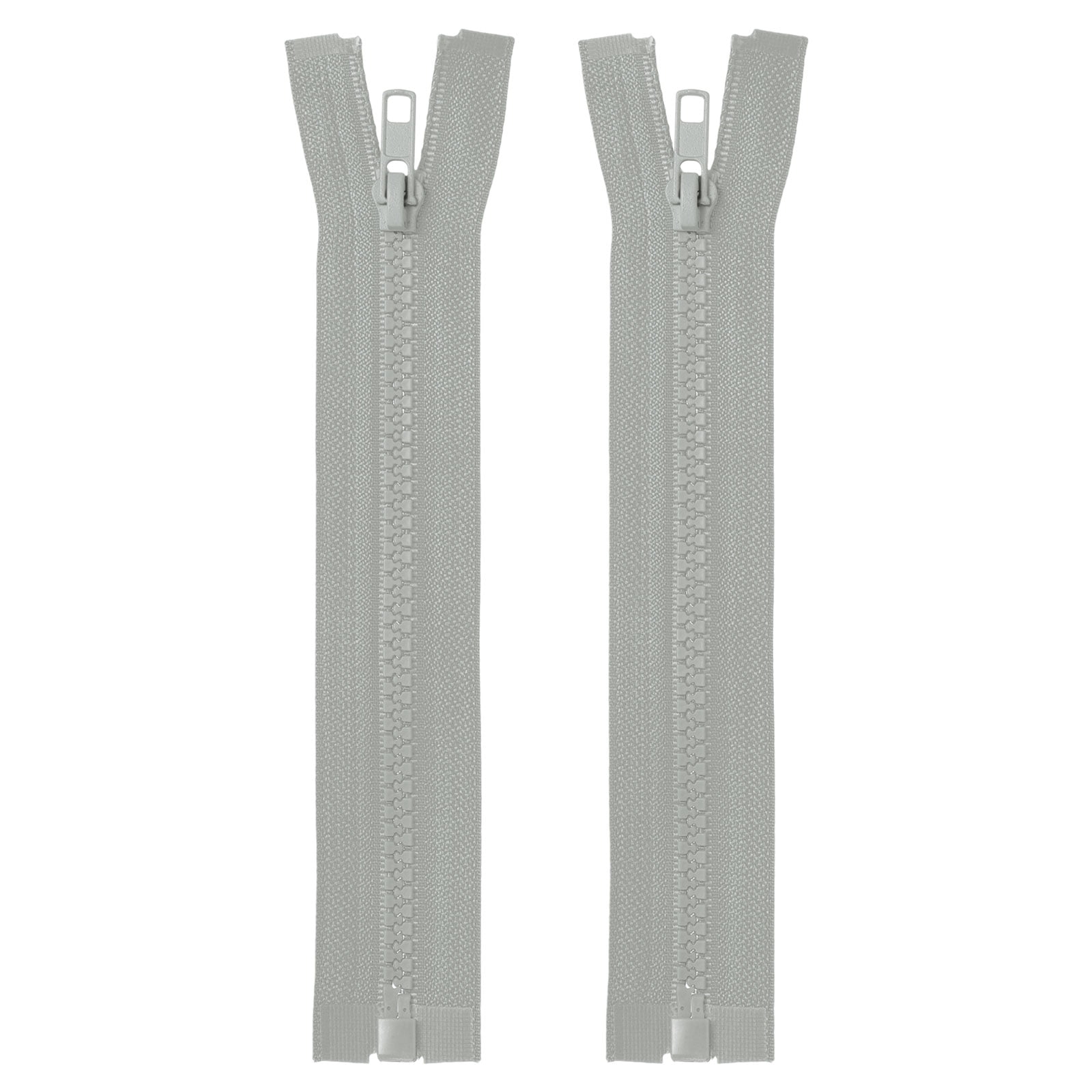 Uxcell 2Pcs Sewing Jacket Zippers 7 inch Resin Coats Replacement Coil ...