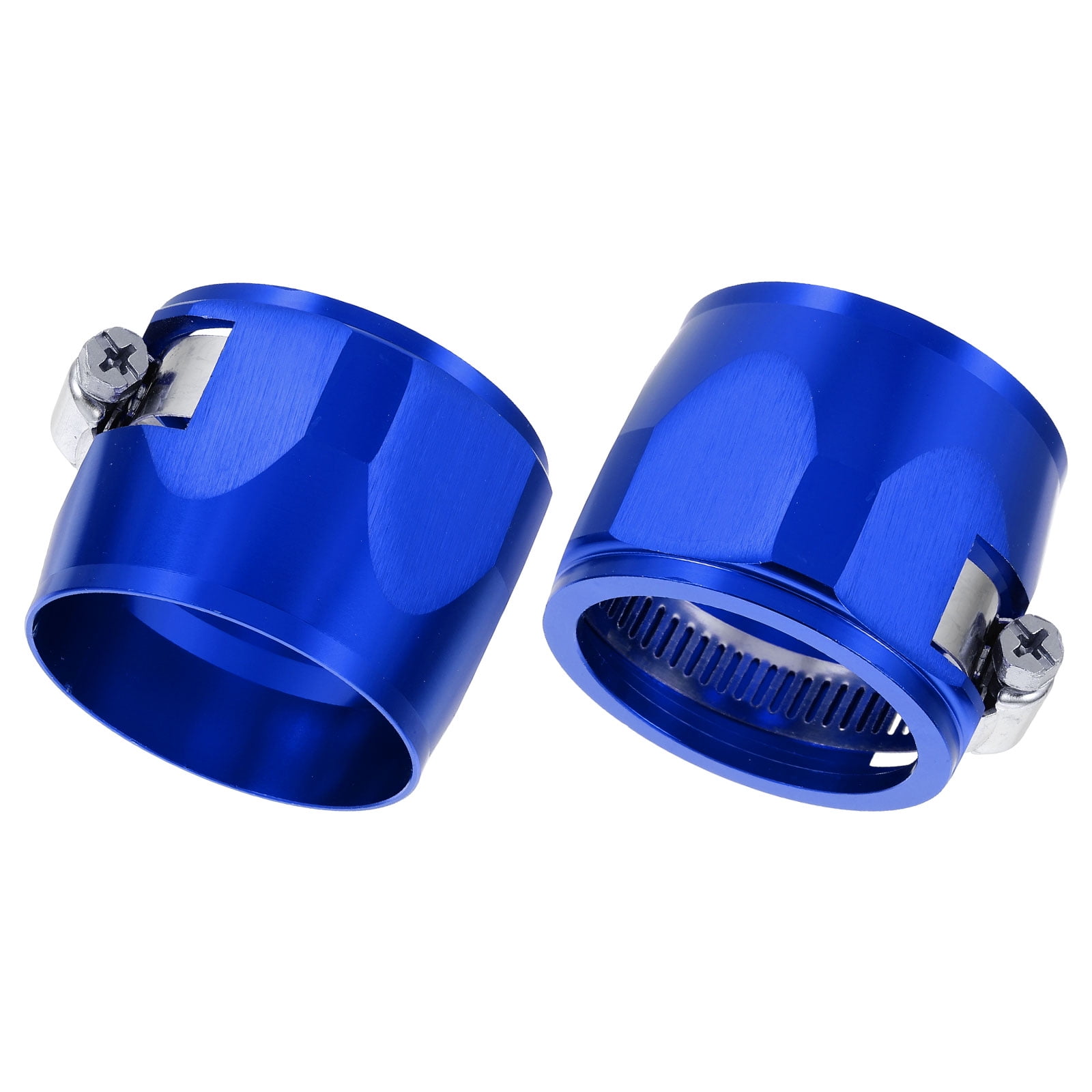 Uxcell 2pcs 50mm Hose Finisher Clamp Aluminium Alloy Fuel Line Hose ...
