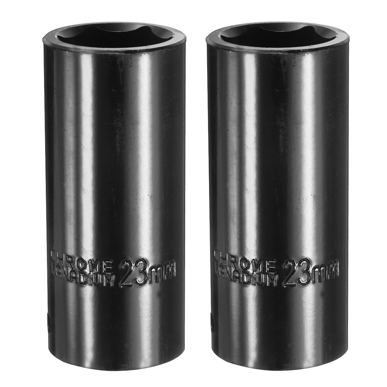 Uxcell 2pcs 6 Points Impact Socket 23mm Shallow Metric Hex Socket 1/2 ...