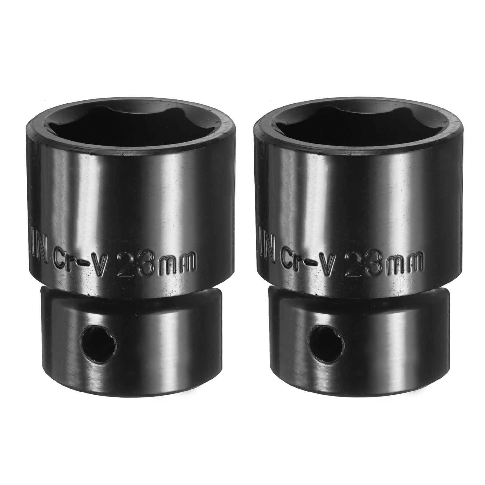 Uxcell 2pcs 6 Point Impact Socket 23mm Shallow Metric Hex Socket 1/2 ...