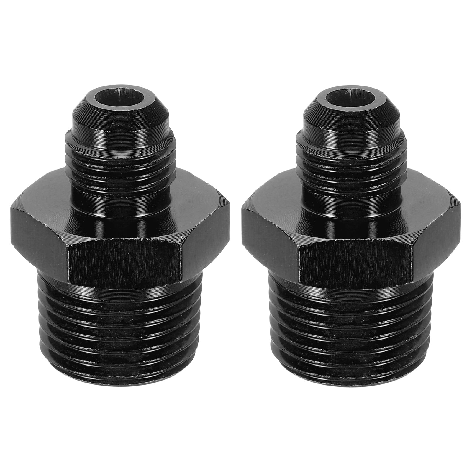 Uxcell 2pcs 6AN Male to 1/2" NPT Male Straight Flare Adapter Pipe ...
