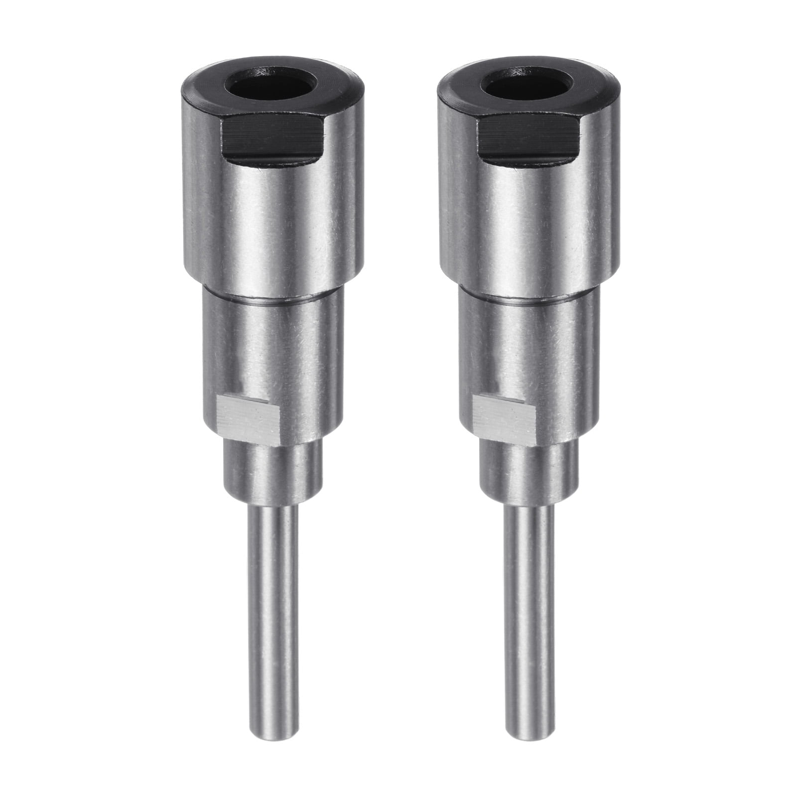 Uxcell 2pcs 6mm to 6mm Router Collet Extension Rod Converter Adapter ...