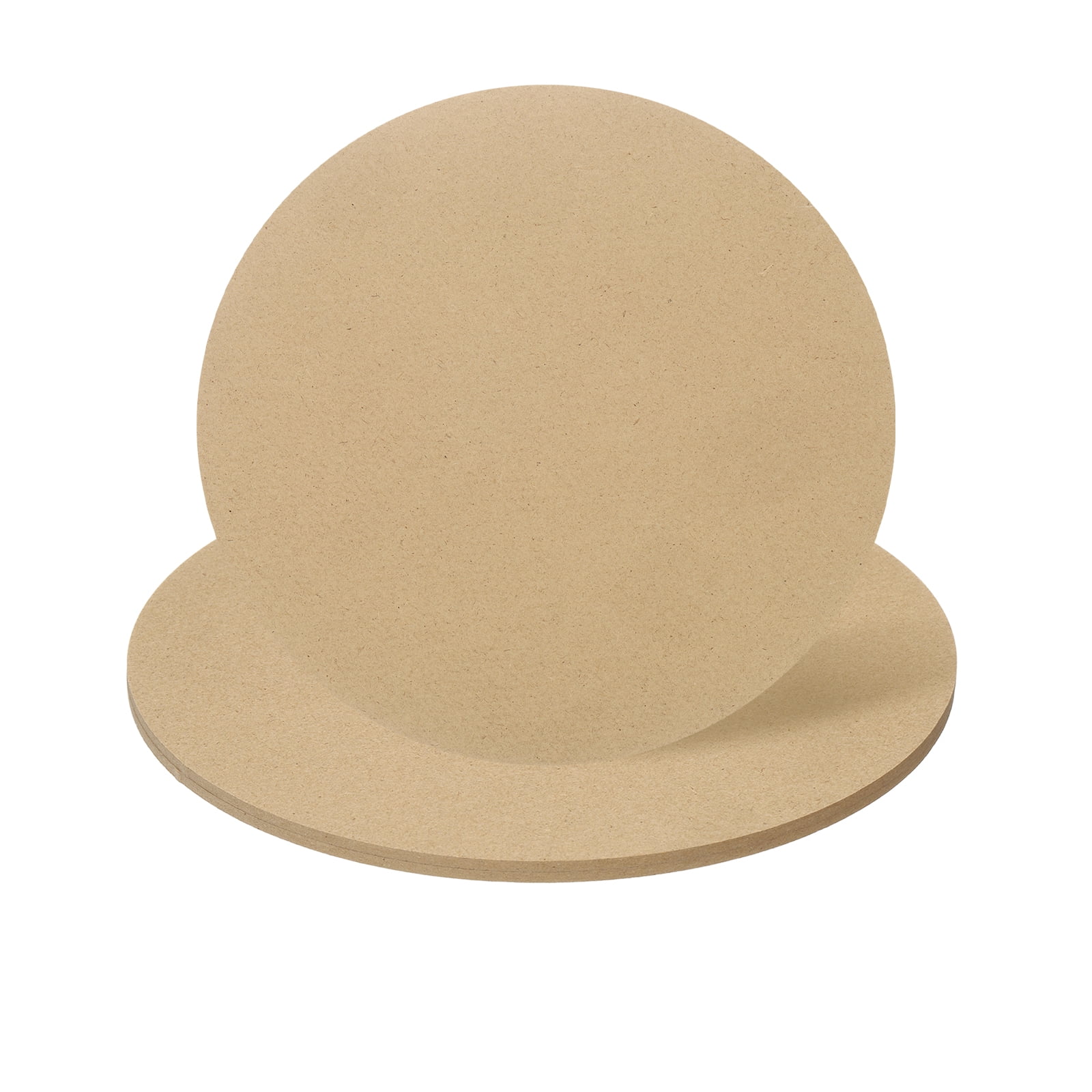 Uxcell 2pcs 8 Inch Wood Circles for Crafts, 0.12 Inch Thick Unfinished ...