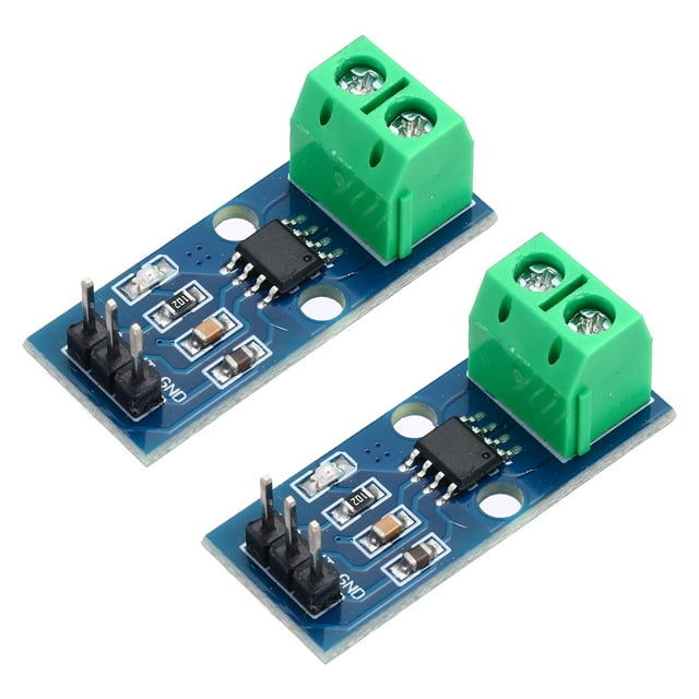 Uxcell 2pcs ACS712 Current Sensor Module 20A Range Hall Effect Current ...
