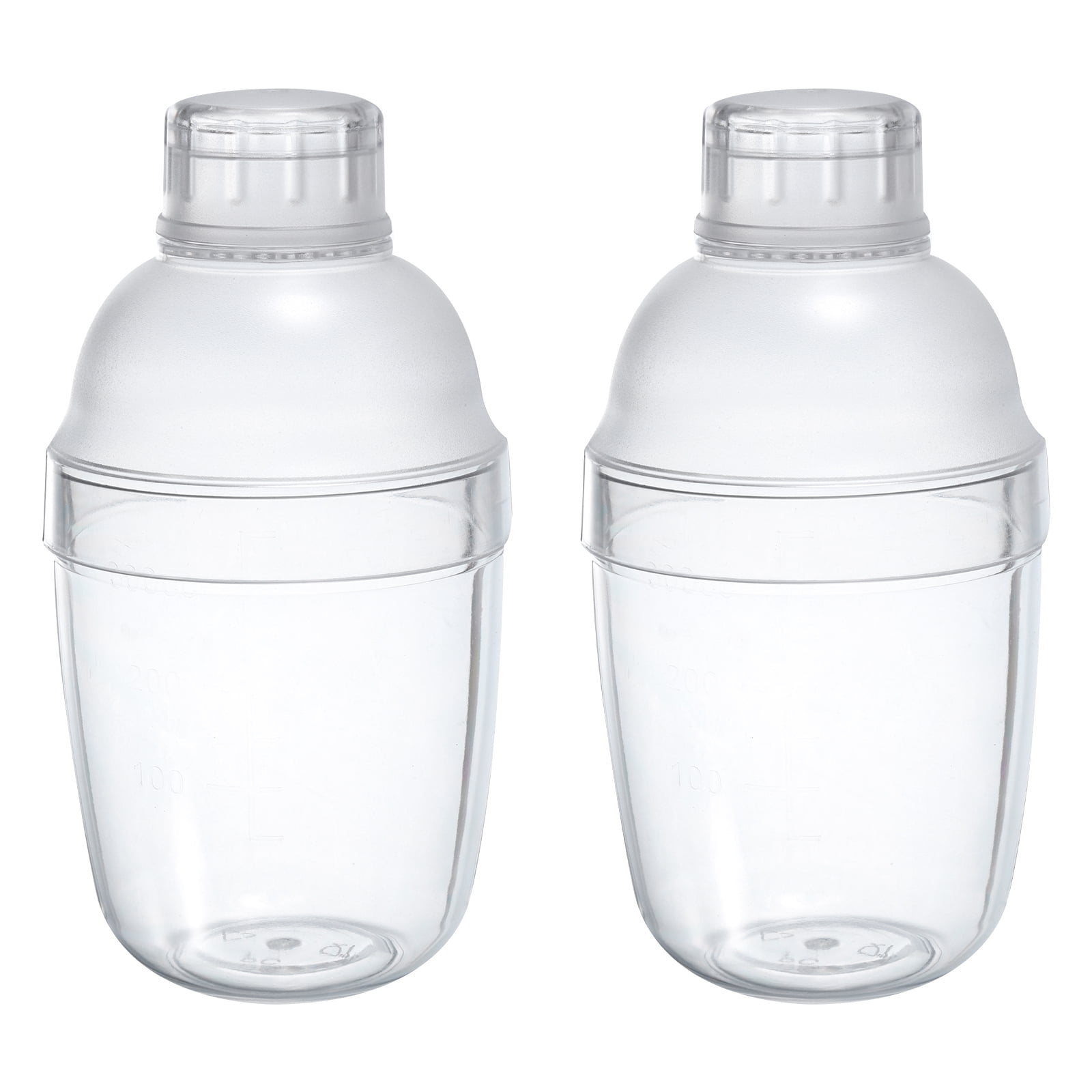 Uxcell 2pcs Acrylic Cocktail Shaker, Drink Mixer Hand Shaker Cup with ...
