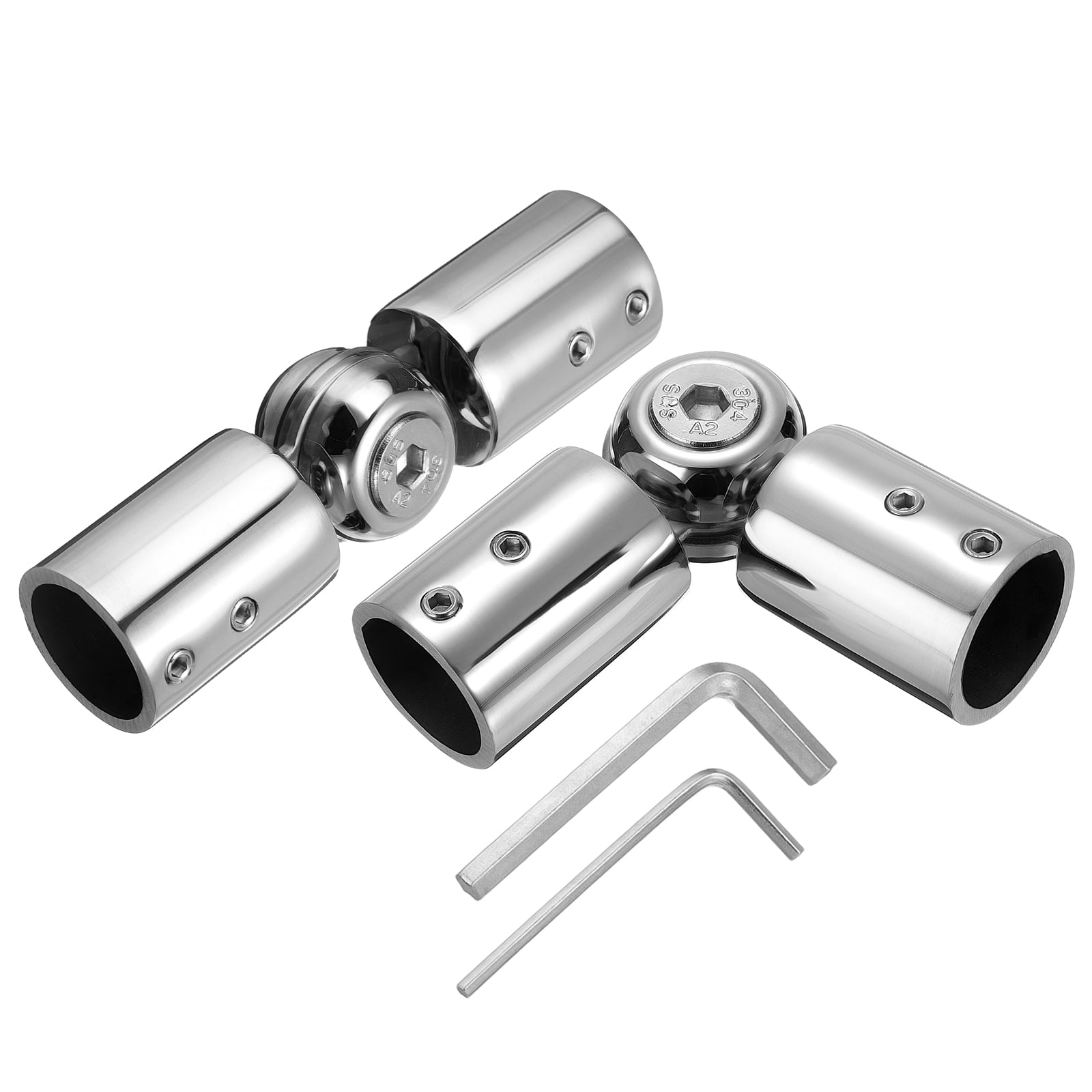 Uxcell 2pcs Adjustable Curtain Rods Corner Connector Elbow Connector ...