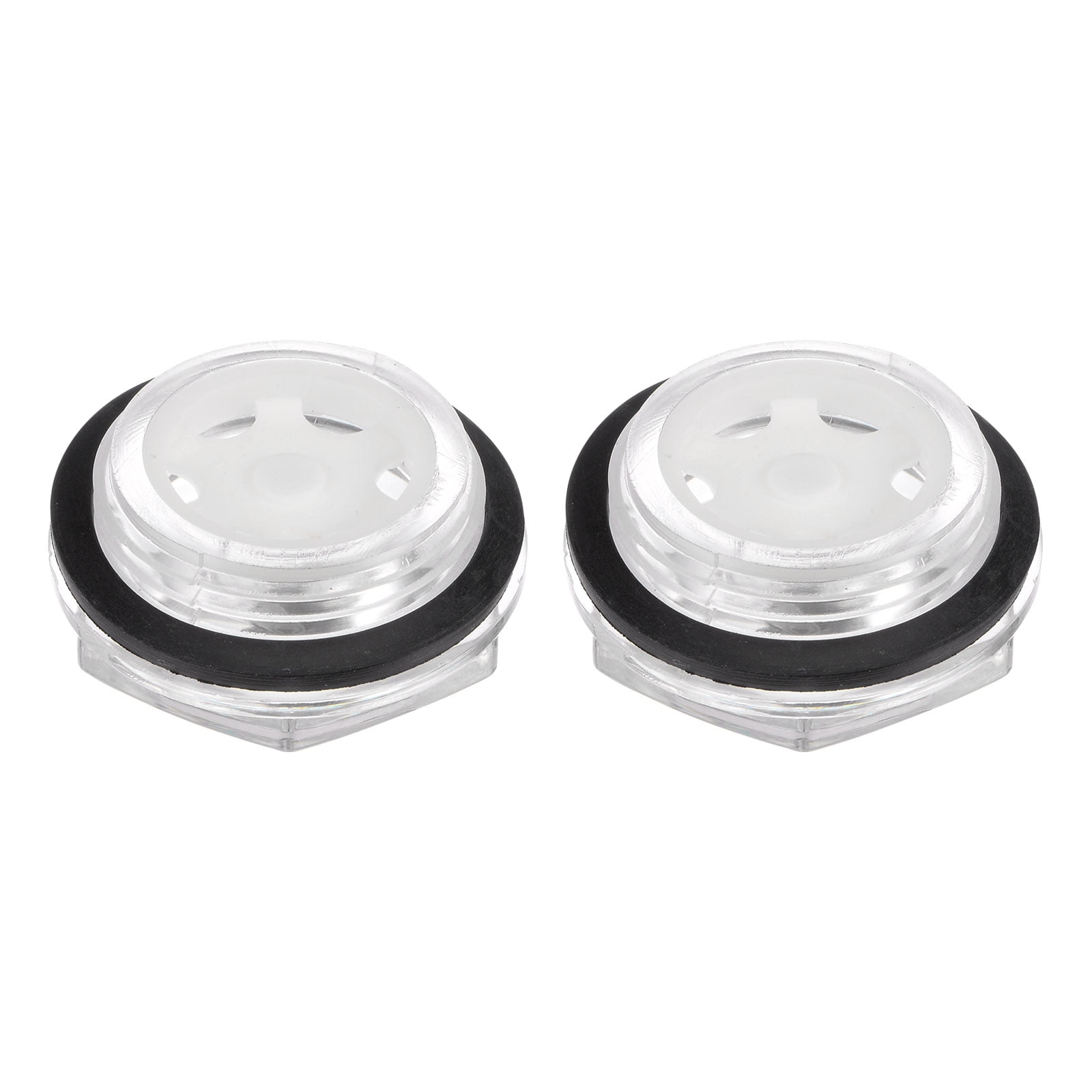 Uxcell 2pcs Air Compressor Oil Sight Glass G1 Male Plastic Hex Head Oil ...