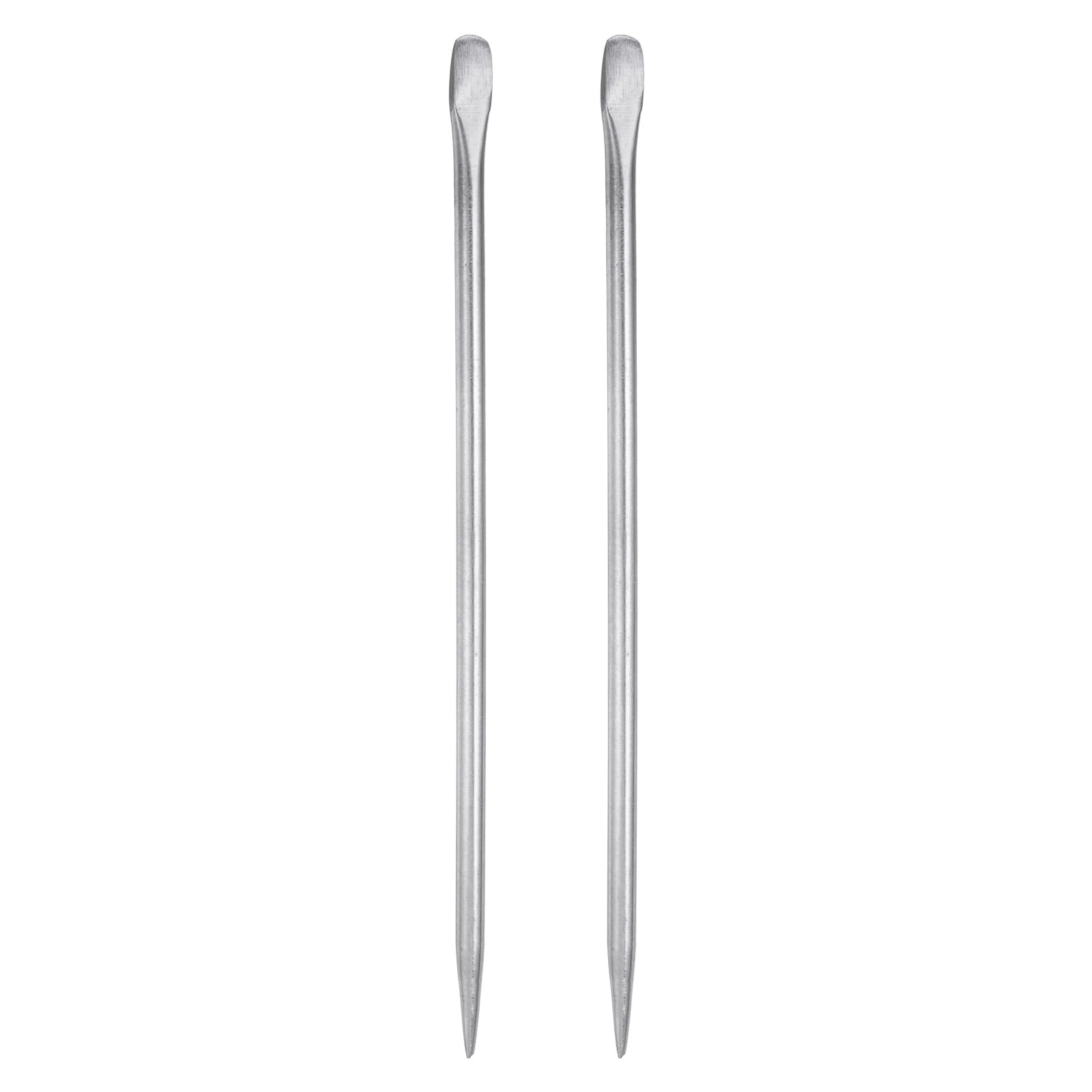 Uxcell 2pcs Aligning Pry Bar 18" Length 0.6" Rod Dia Round Steel ...