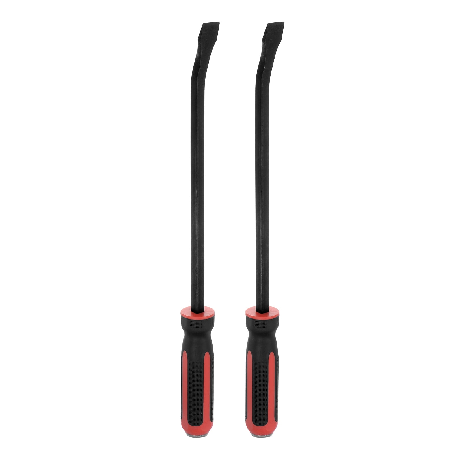 Uxcell 2pcs Angled Tip Pry Bar 18 Inch Curved Screwdriver Pry Bar with ...
