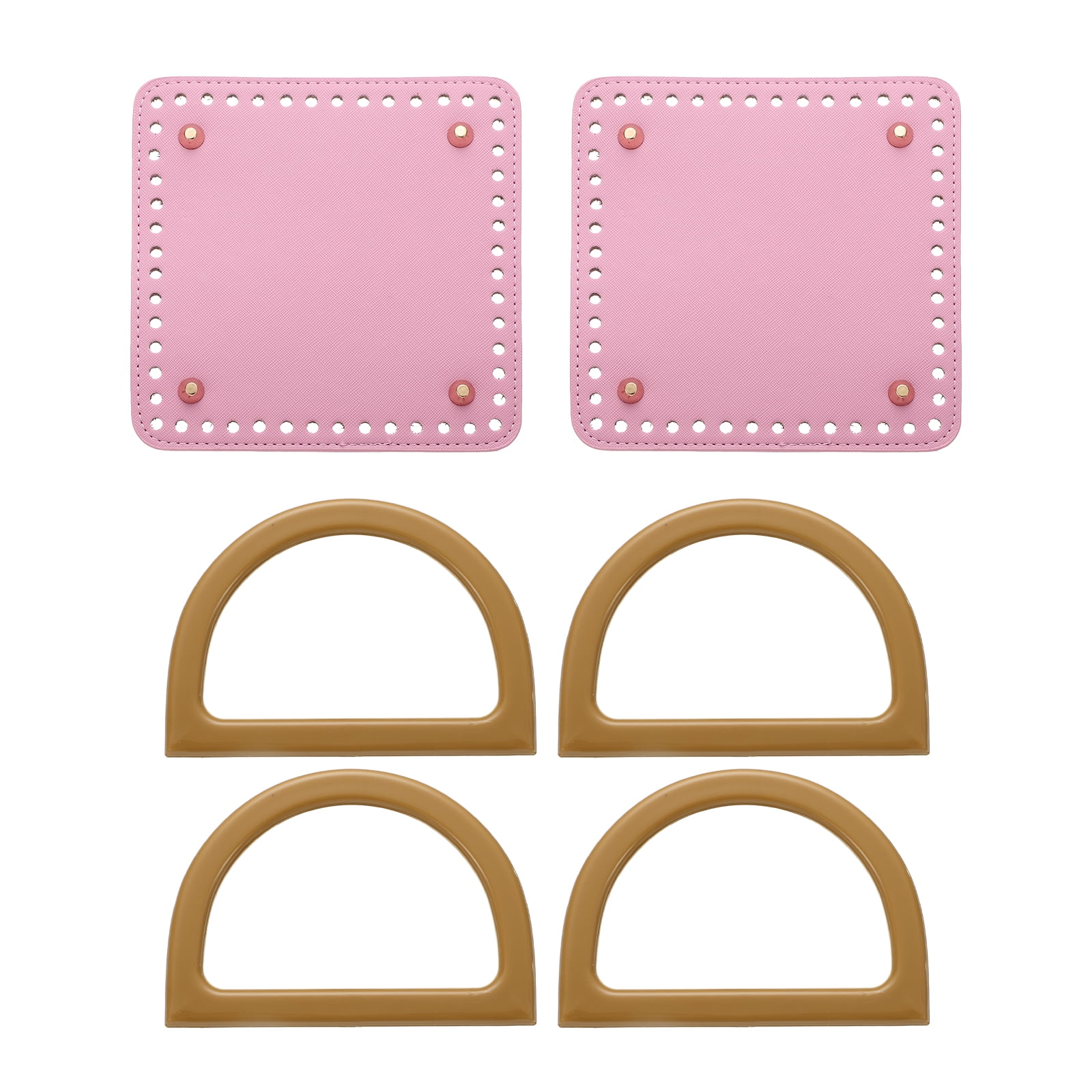 Uxcell 2pcs Bag Bases for Crochet, 5.7" x 5.7" Square Bag Bottom Shaper ...