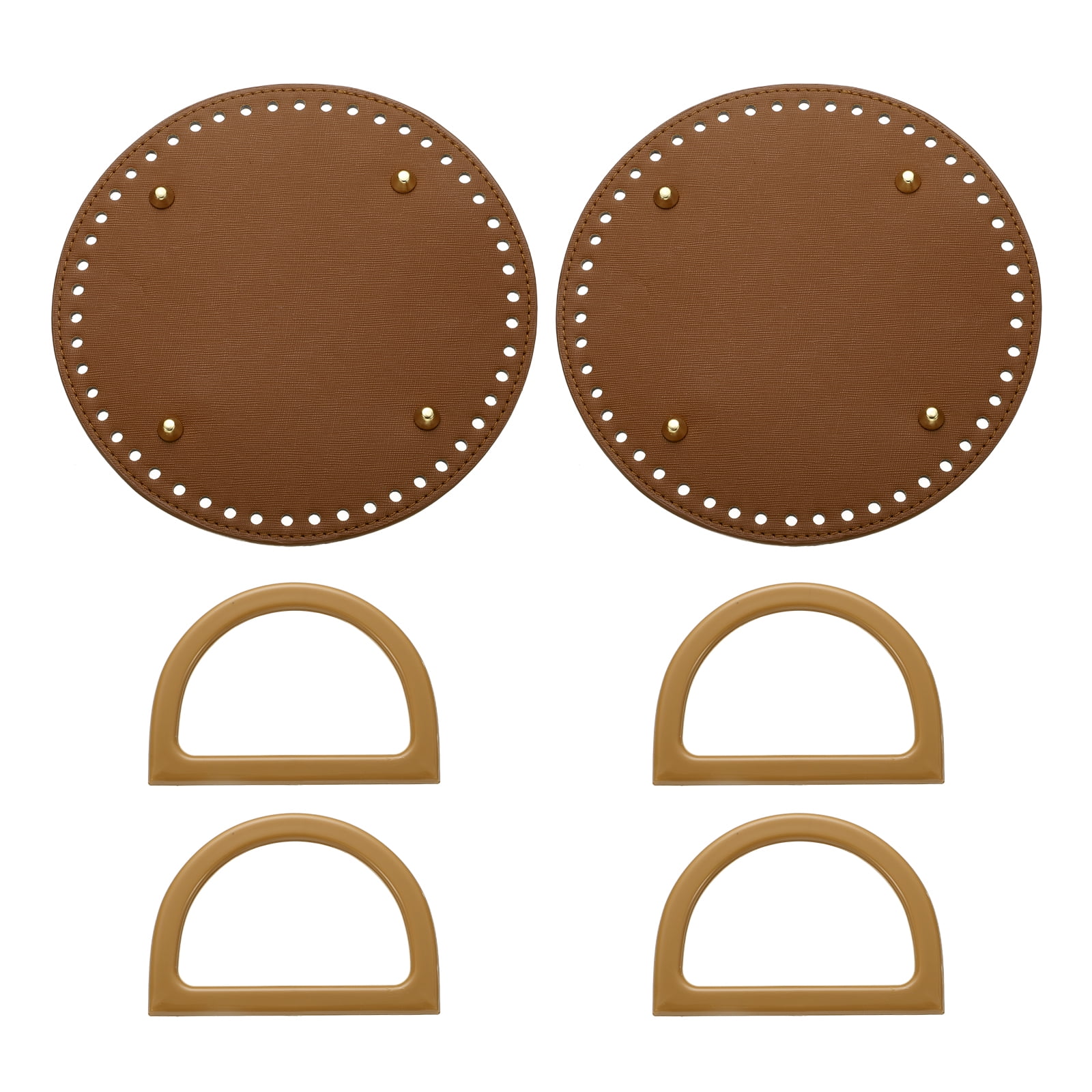 Uxcell 2pcs Bag Bases for Crochet, 7.5" x 7.5" Round Bag Bottom Shaper ...