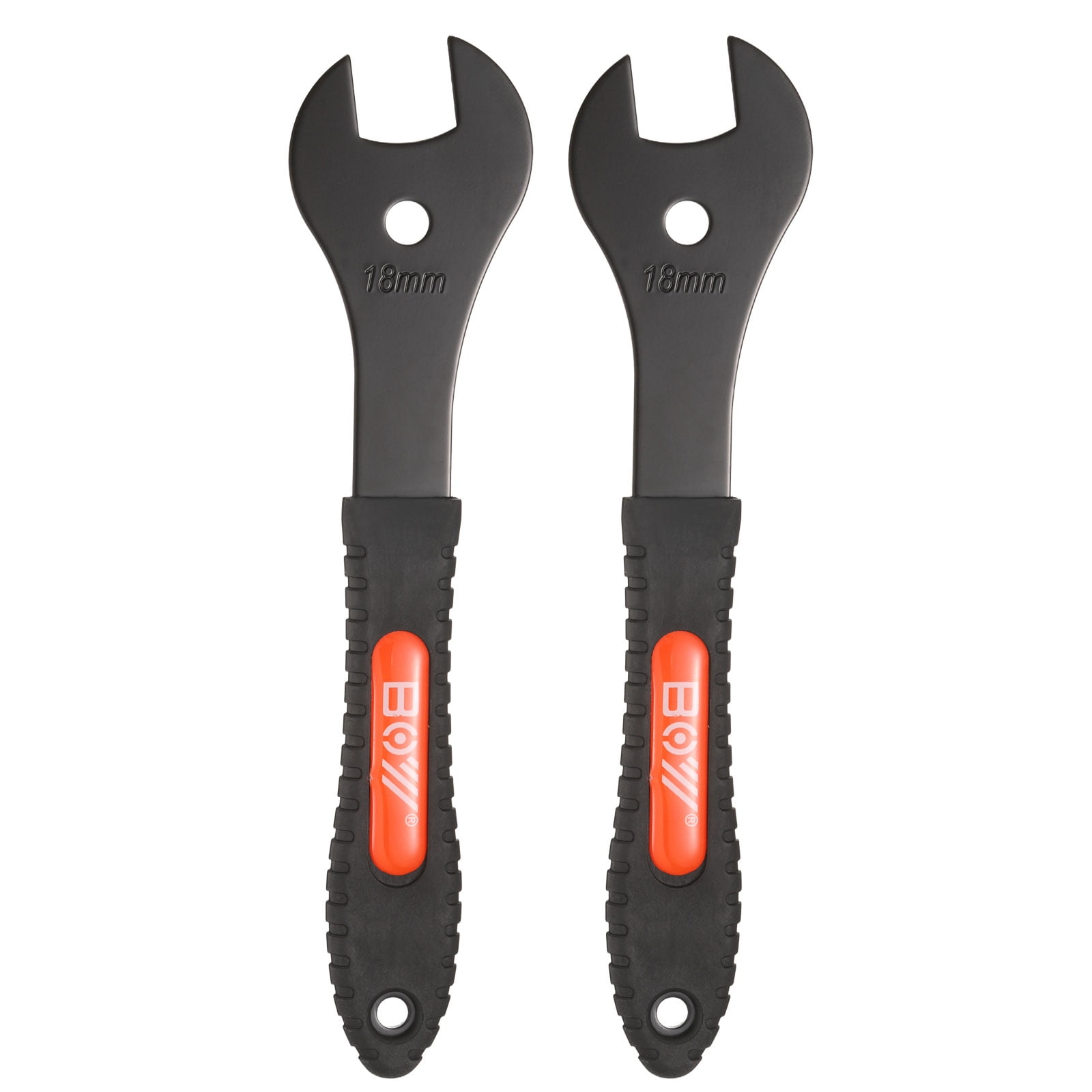 Uxcell 2pcs Bicycle Cone Wrench Set Tool 18mm Bike Pedal Cone Cycling ...