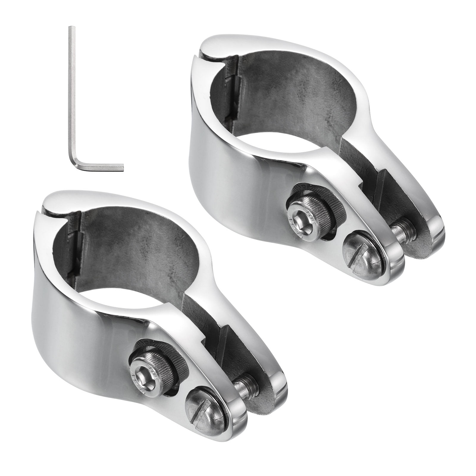Uxcell 2pcs Boat Bimini Top Jaw Slide 1-1/4" 316 Stainless Steel Bimini ...
