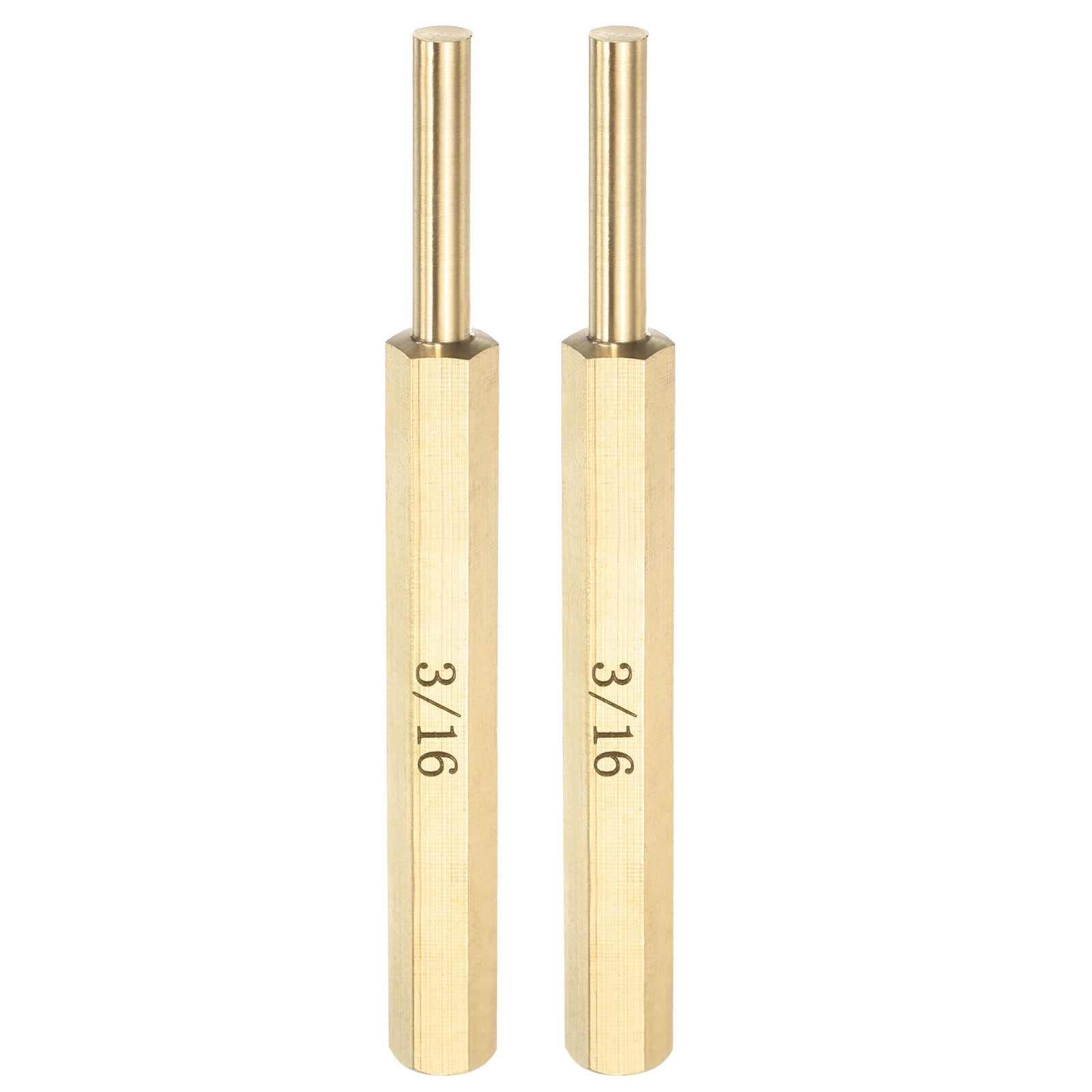 Uxcell 2pcs Brass Pin Punch 3/16" Non-marring Drive Punch for Watch ...