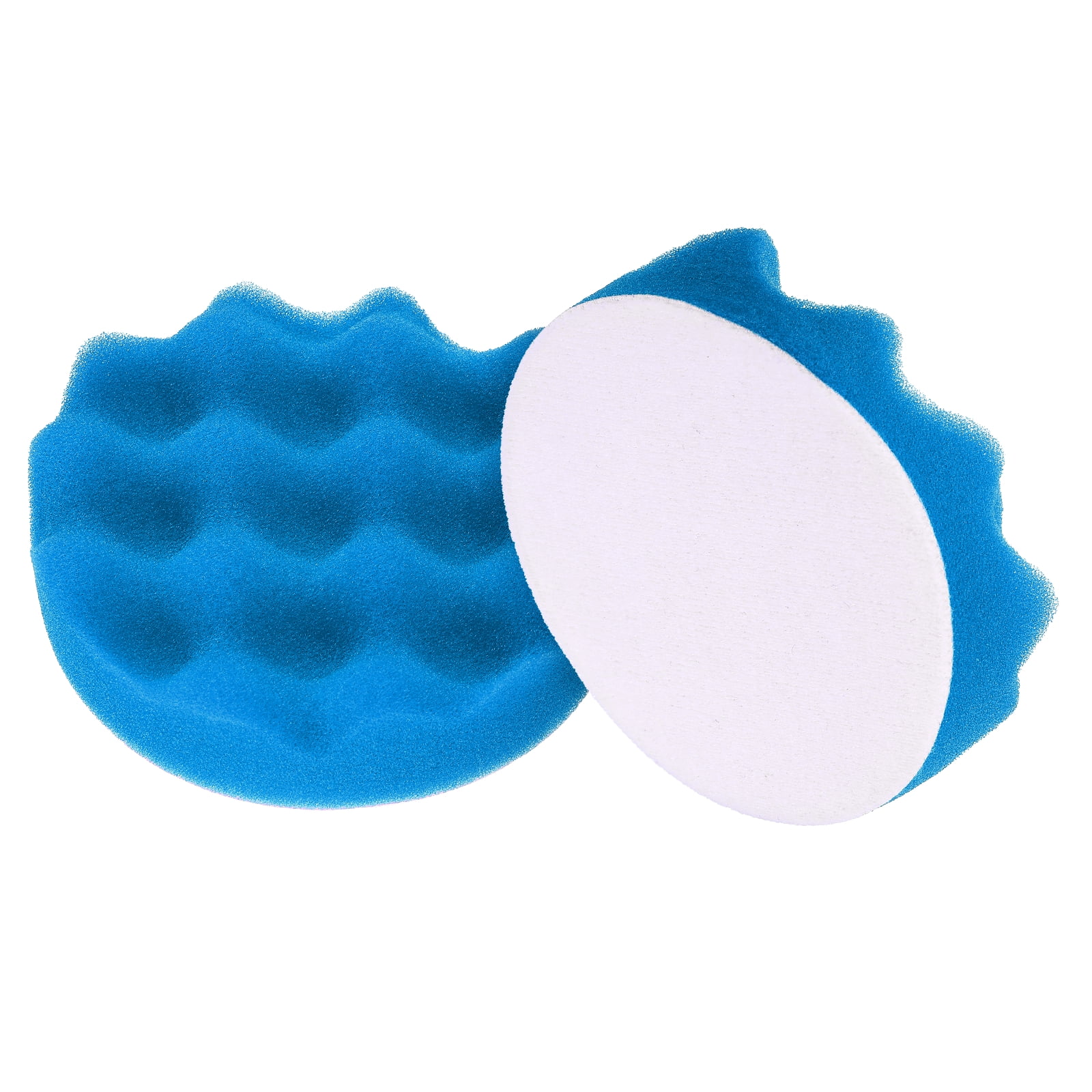 Uxcell 2pcs Buffing Sponge Pads 4" Polishing Wheel Waffle Finishing ...