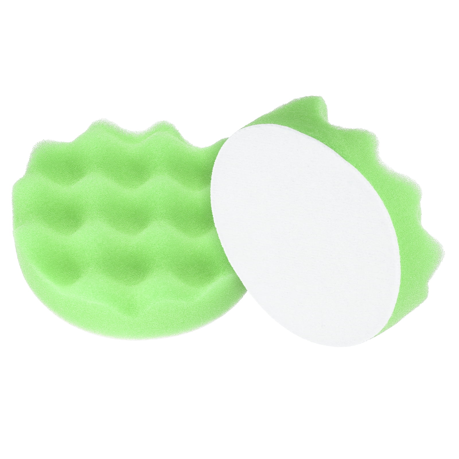 Uxcell 2pcs Buffing Sponge Pads 4" Polishing Wheel Waffle Finishing ...