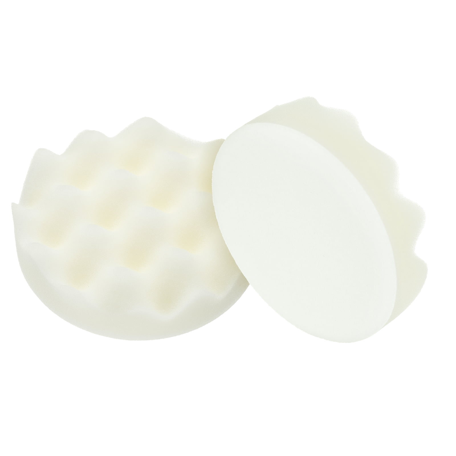 Uxcell 2pcs Buffing Sponge Pads 4" Polishing Wheel Waffle Finishing ...