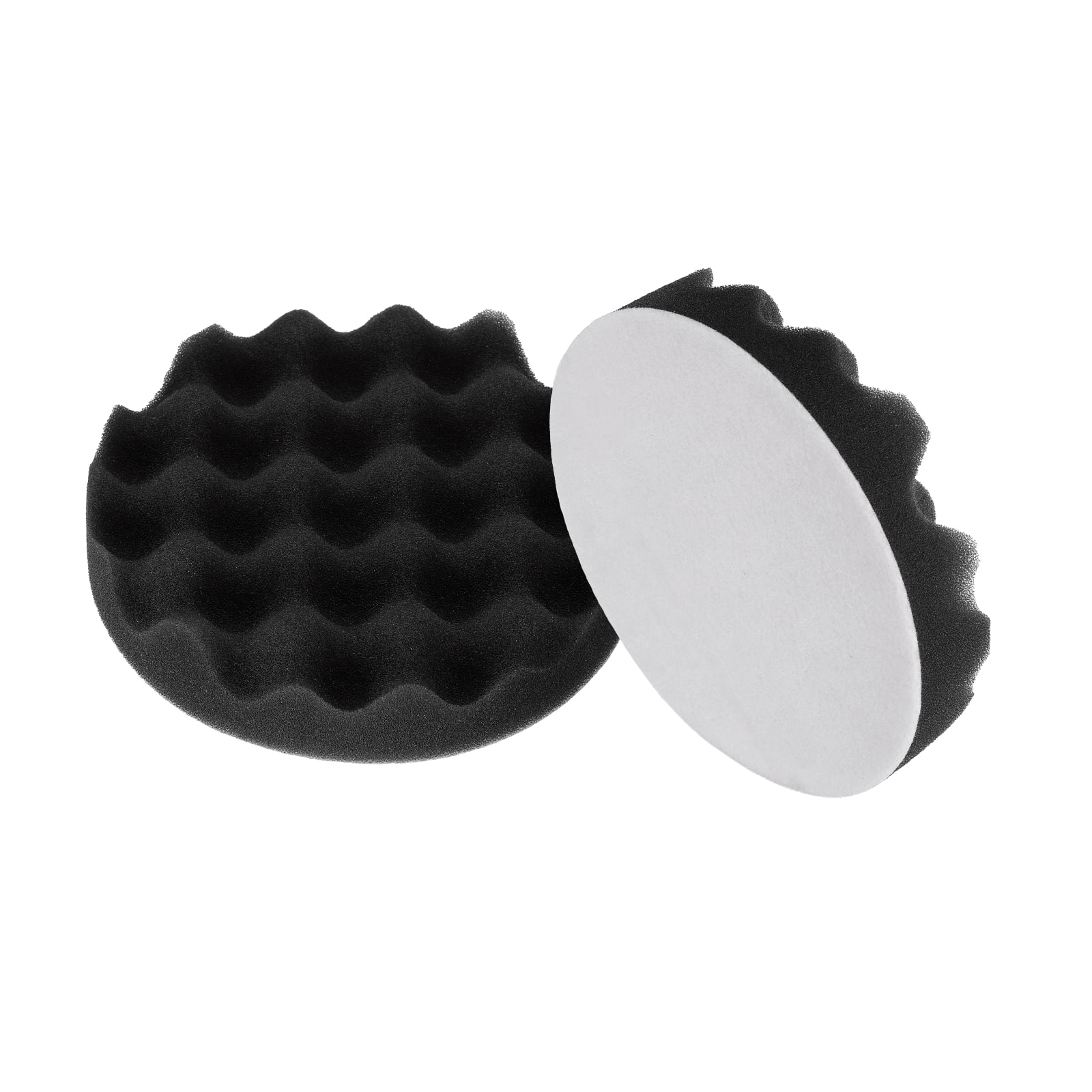 Uxcell 2pcs Buffing Sponge Pads 5" Polishing Wheel Waffle Finishing ...