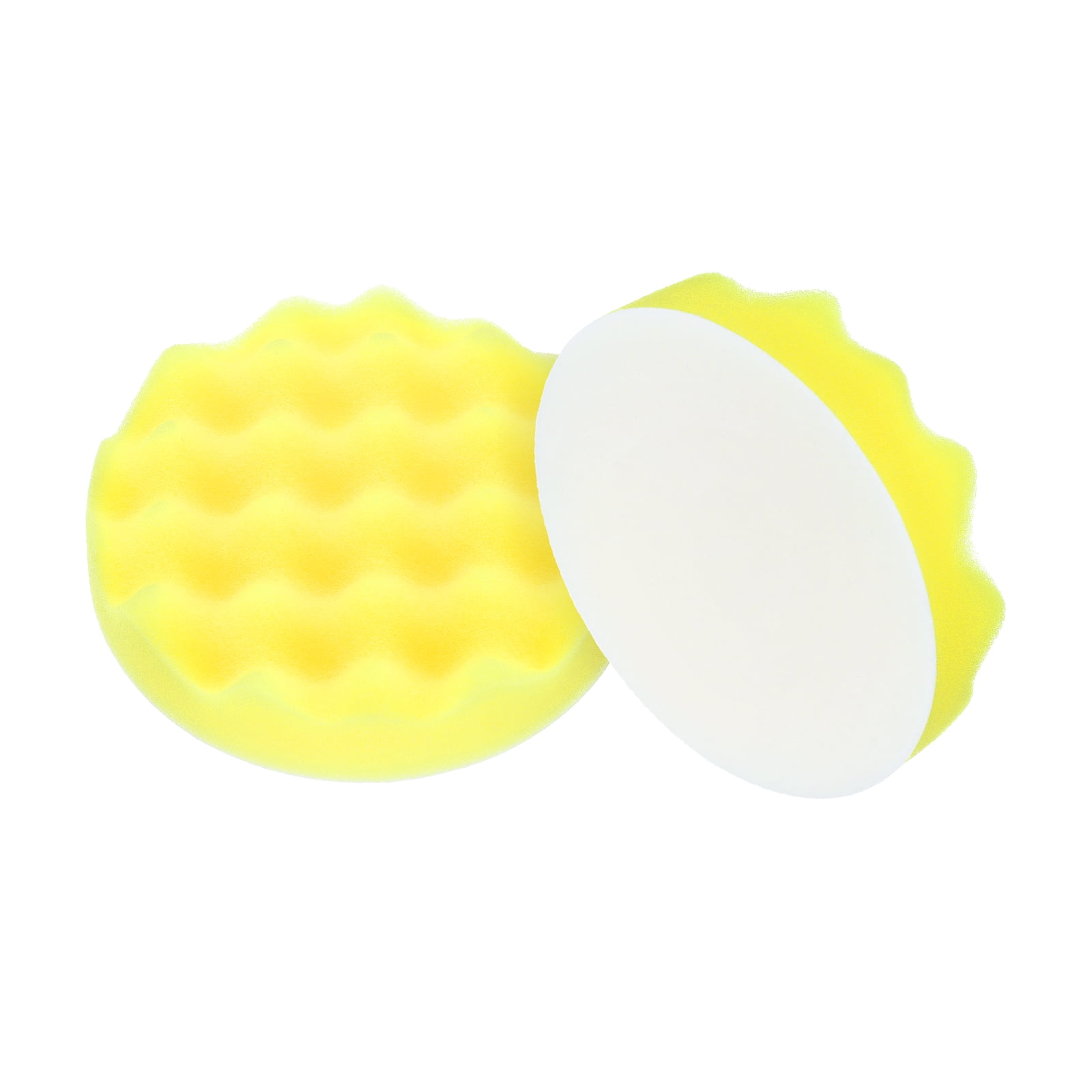 Uxcell 2pcs Buffing Sponge Pads 5" Polishing Wheel Waffle Finishing ...