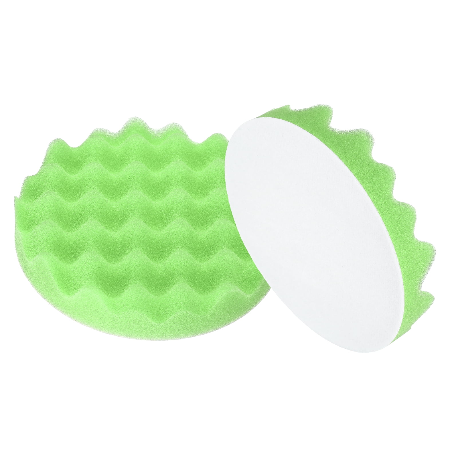 Uxcell 2pcs Buffing Sponge Pads 6" Polishing Wheel Waffle Finishing ...
