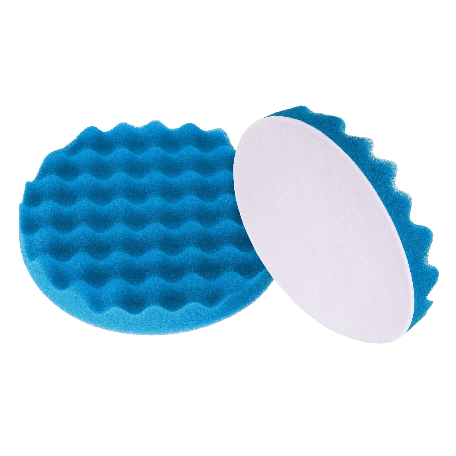 Uxcell 2pcs Buffing Sponge Pads 7" Polishing Wheel Waffle Finishing ...
