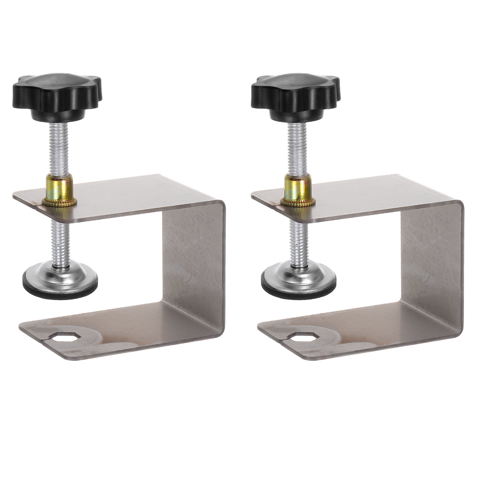 Uxcell 2pcs C Clamp 1.8" / 45mm Stainless Steel Cabinet Face Frame ...