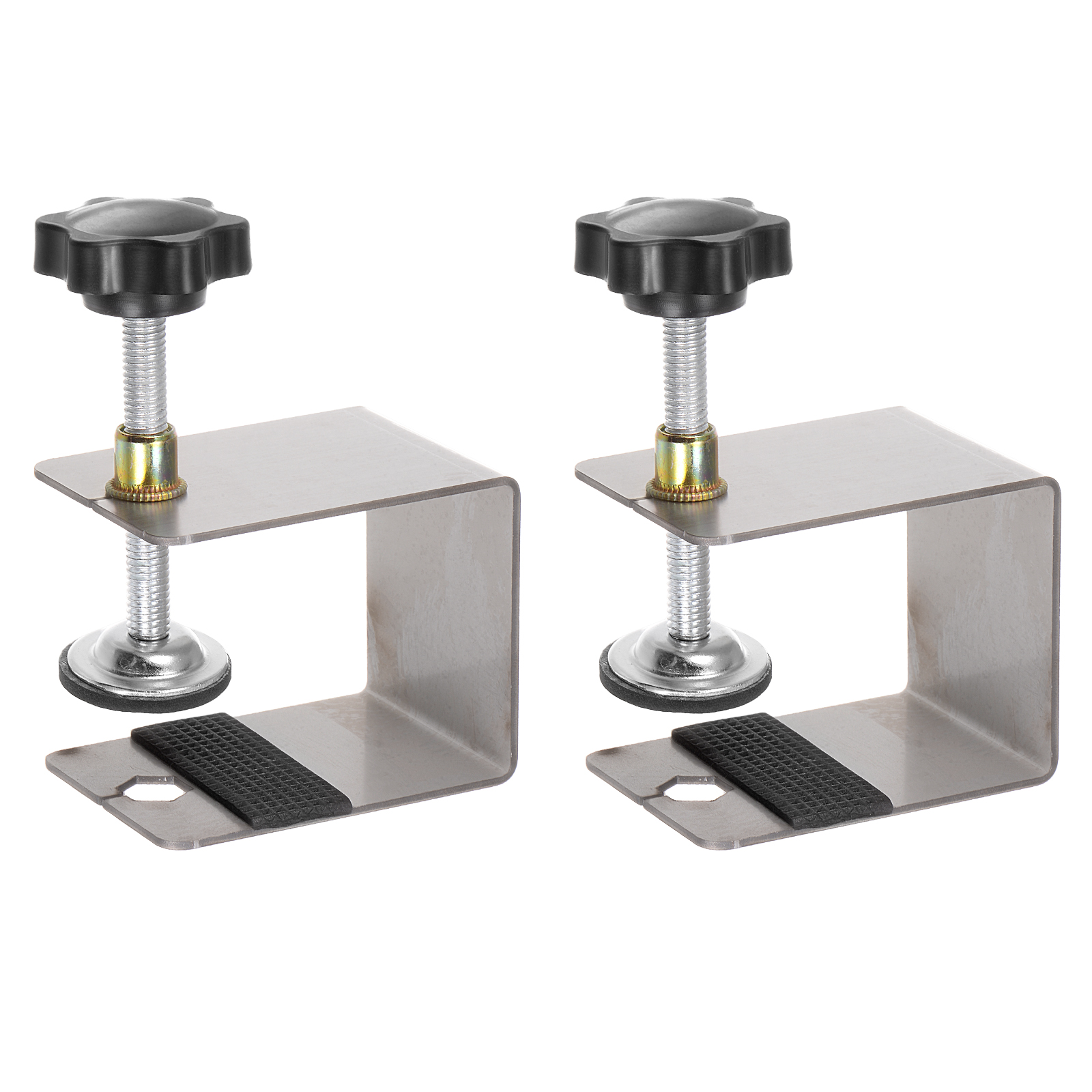 Uxcell 2pcs C Clamp 1.8" / 45mm Stainless Steel Cabinet Face Frame ...