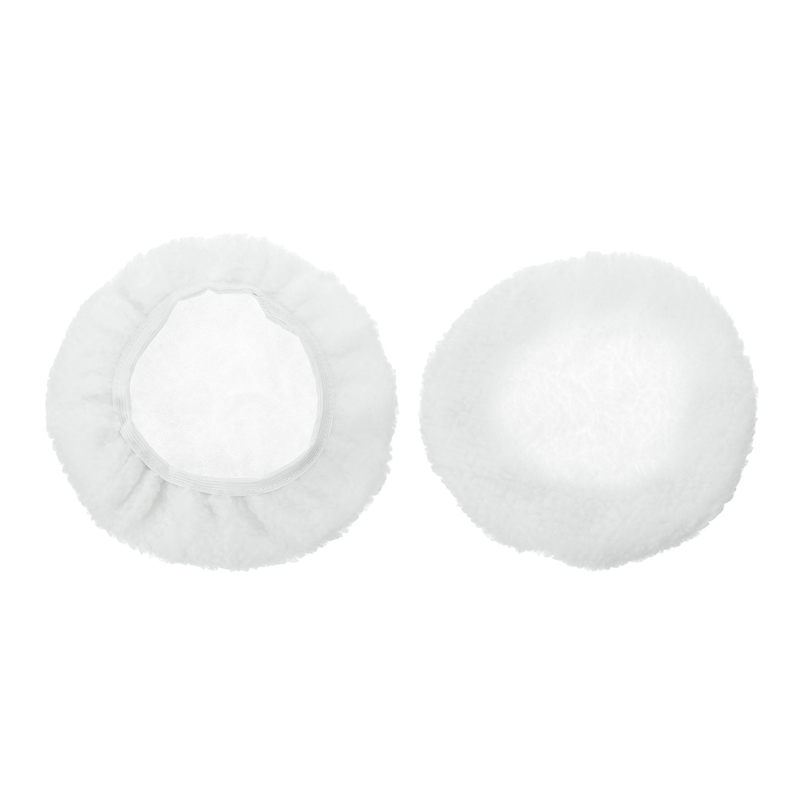 Uxcell 2pcs Car Polisher Bonnet Buffing Pad Lamb's Wool for 9"-10" Car ...