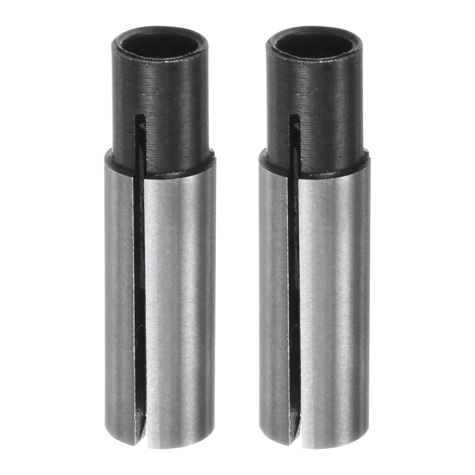 Uxcell 2pcs Collet Chuck Driver Adapter 1/4" to 1/8" CNC Engraving Bit ...