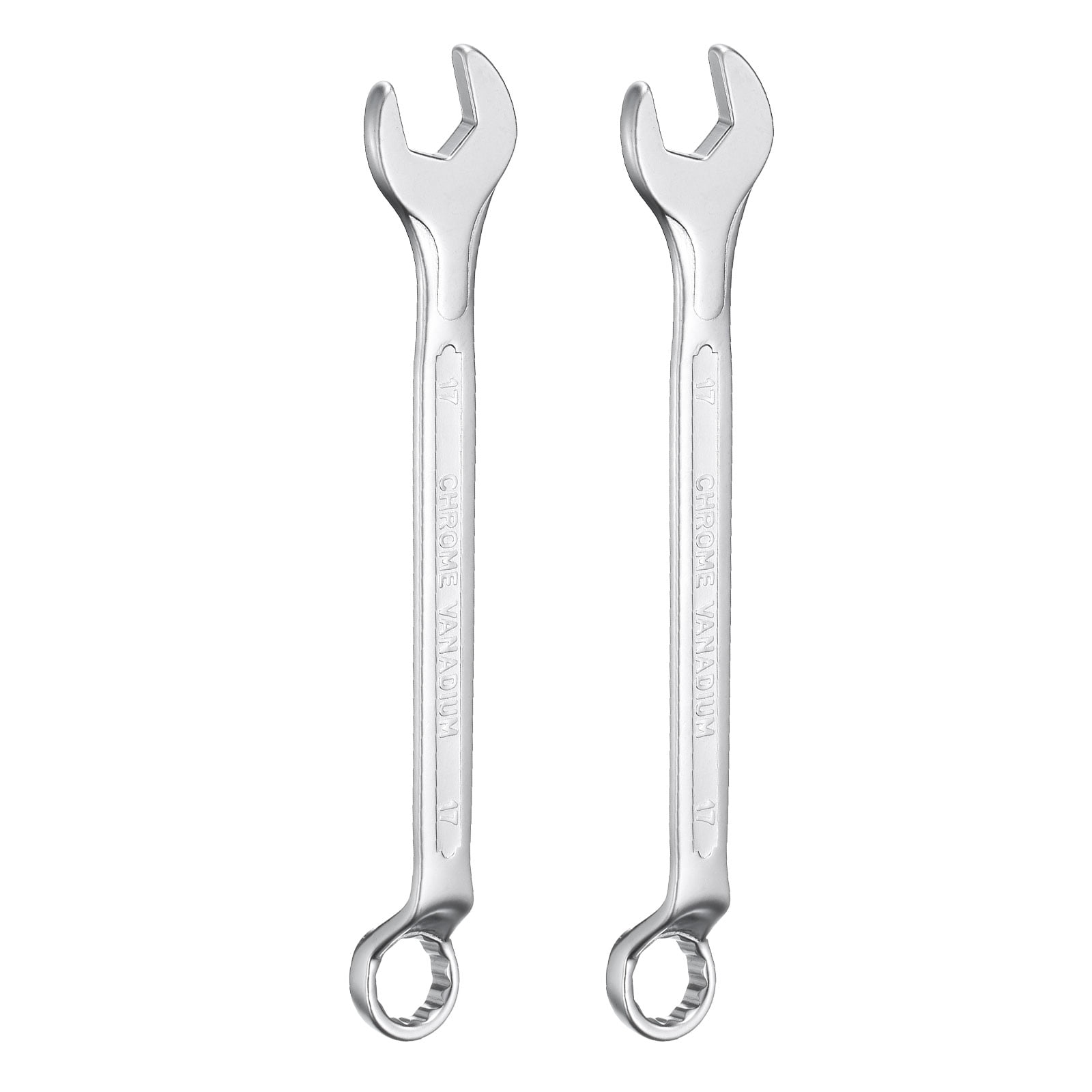 Uxcell 2pcs Combination Wrench Offset 17mm 75-Degree 12-Point Box End ...