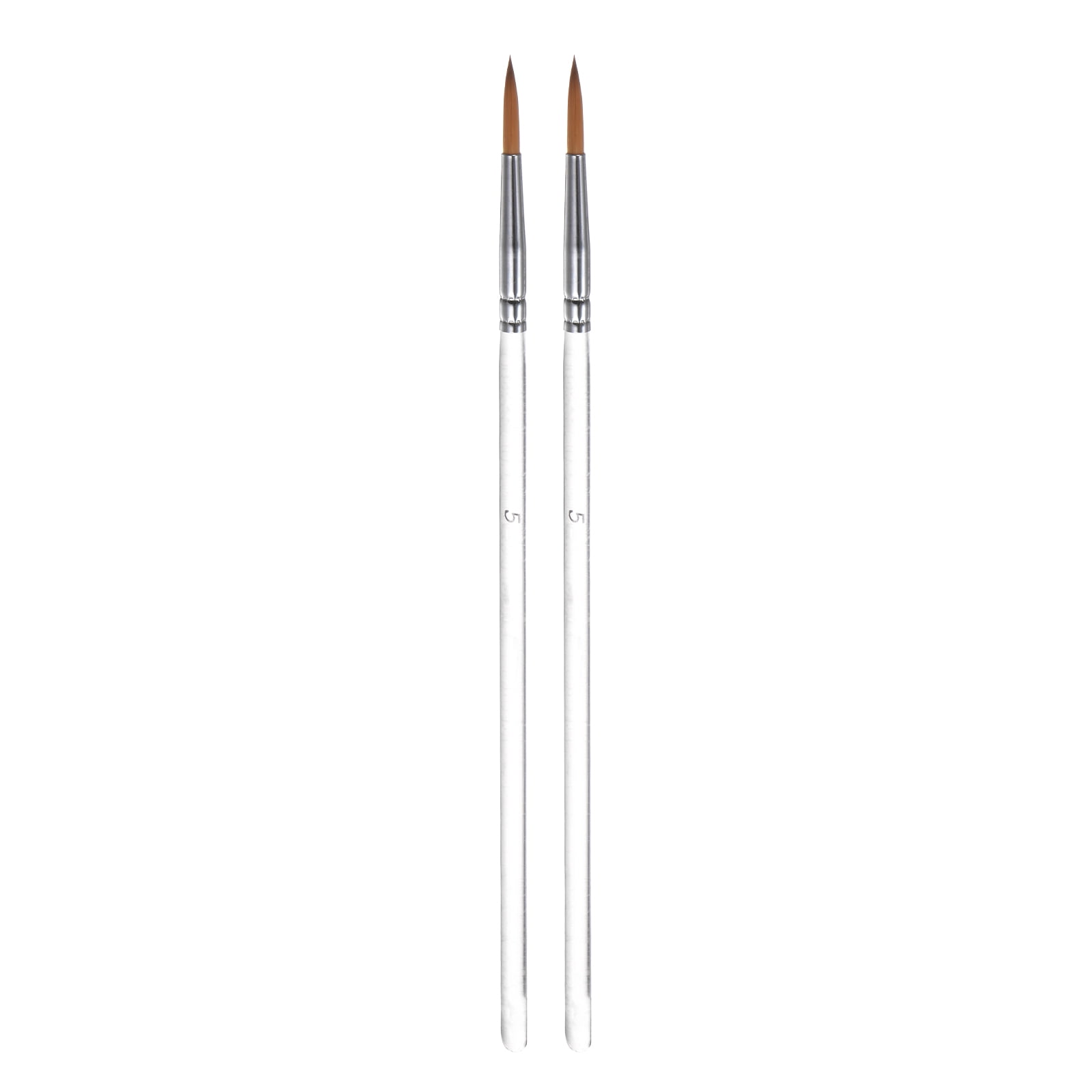 Uxcell 2pcs Detail Paint Brushes 17mm Nylon Miniature Painting Brush ...