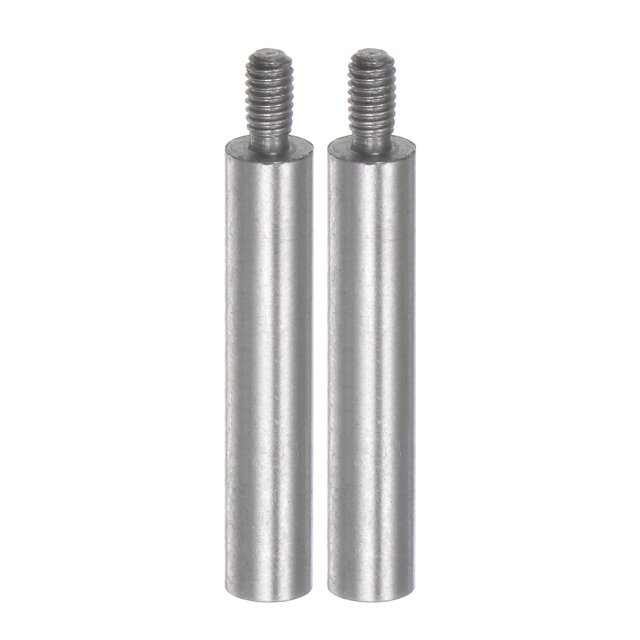 Uxcell 2pcs Dial Digital Indicator Extension Stem Rod 40mm Length 4.5mm ...