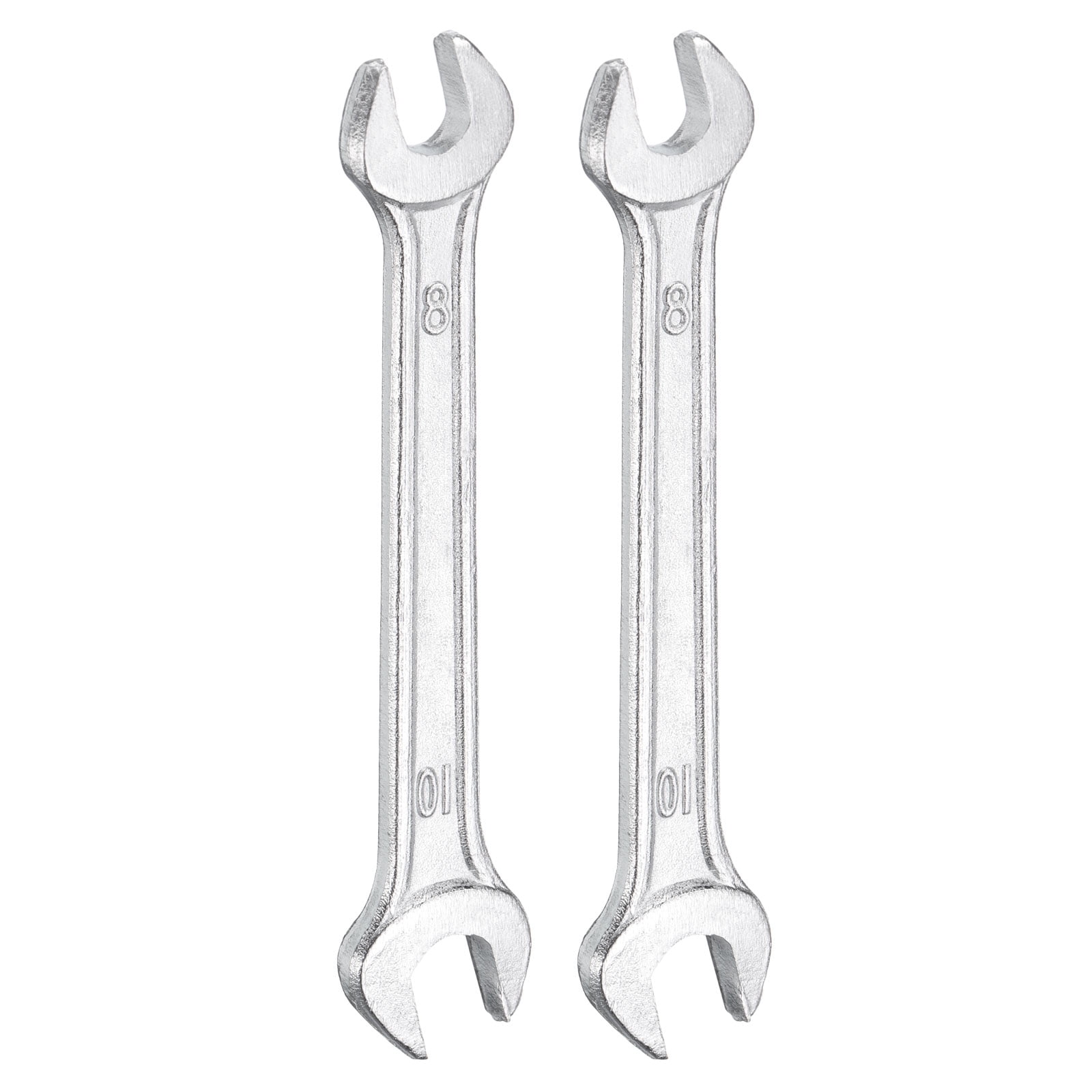 Uxcell 2pcs Double Open End Wrench 8mm x 10mm Metric U-Shaped Spanners ...
