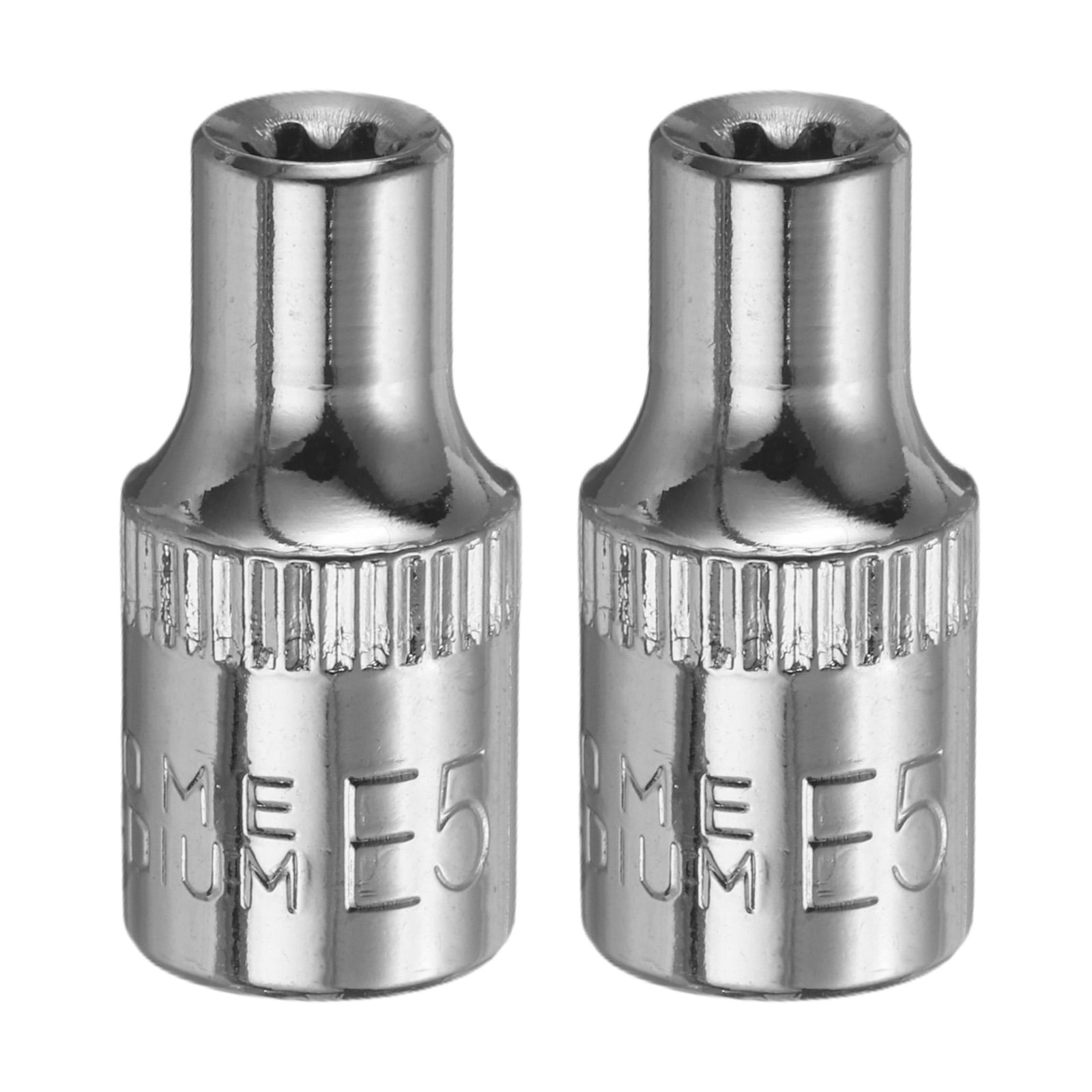 Uxcell 2pcs E-Torx Socket 1/4" Drive E5 External Torx Deep Socket CR-V ...