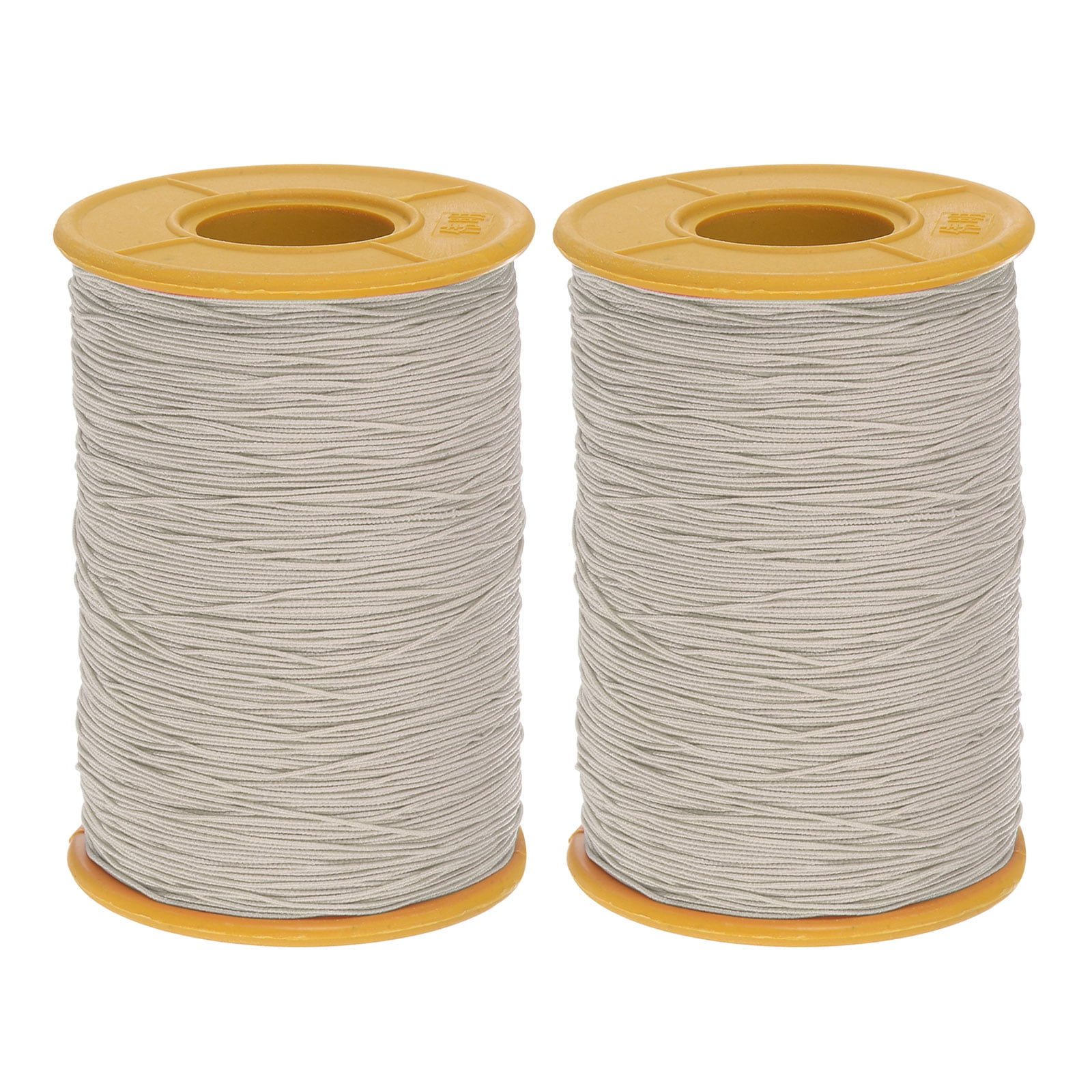 Uxcell 2pcs Elastic Sewing Thread 547 Yards 0.5mm Thickness Latex ...