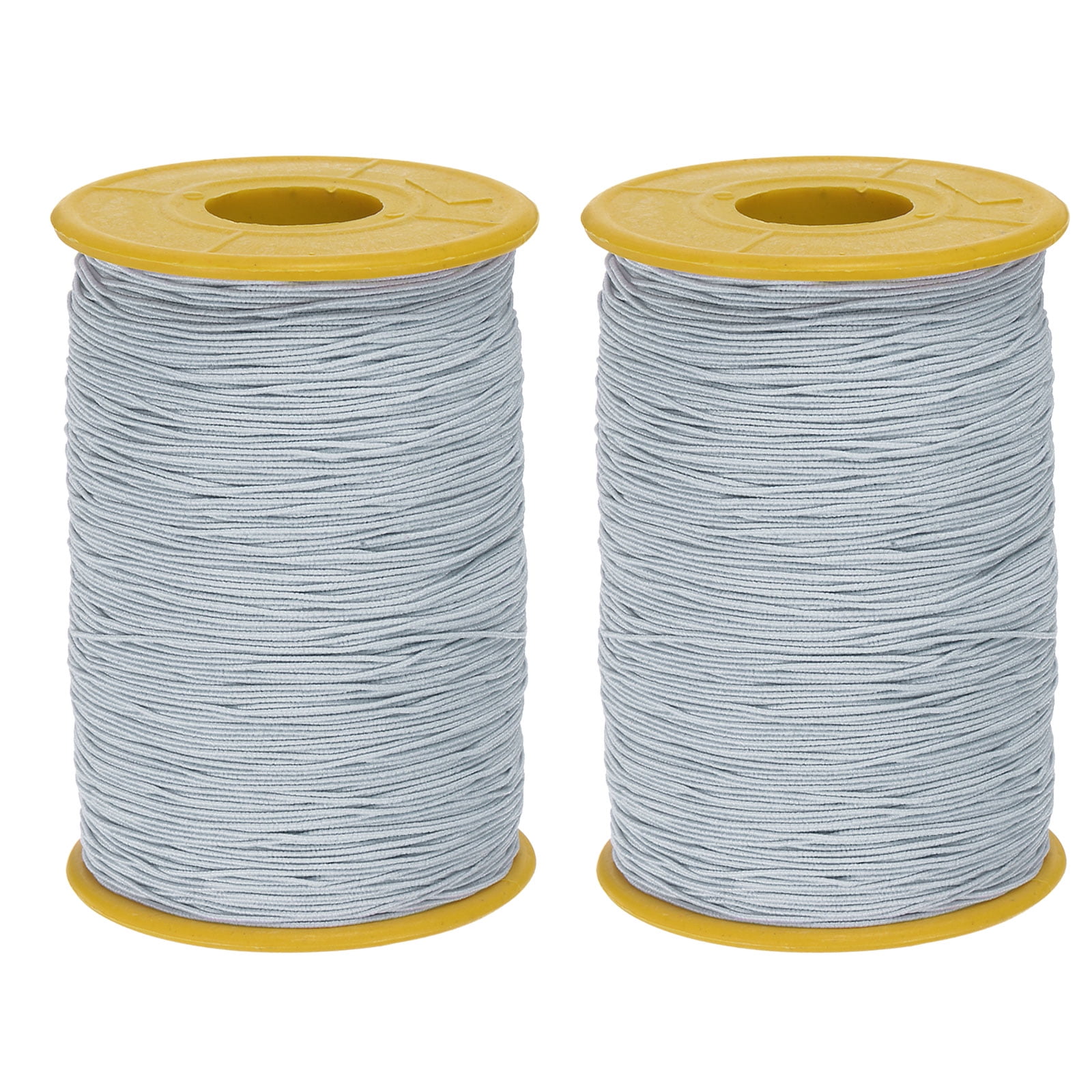 Uxcell 2pcs Elastic Sewing Thread 547 Yards 0.5mm Thickness Latex ...