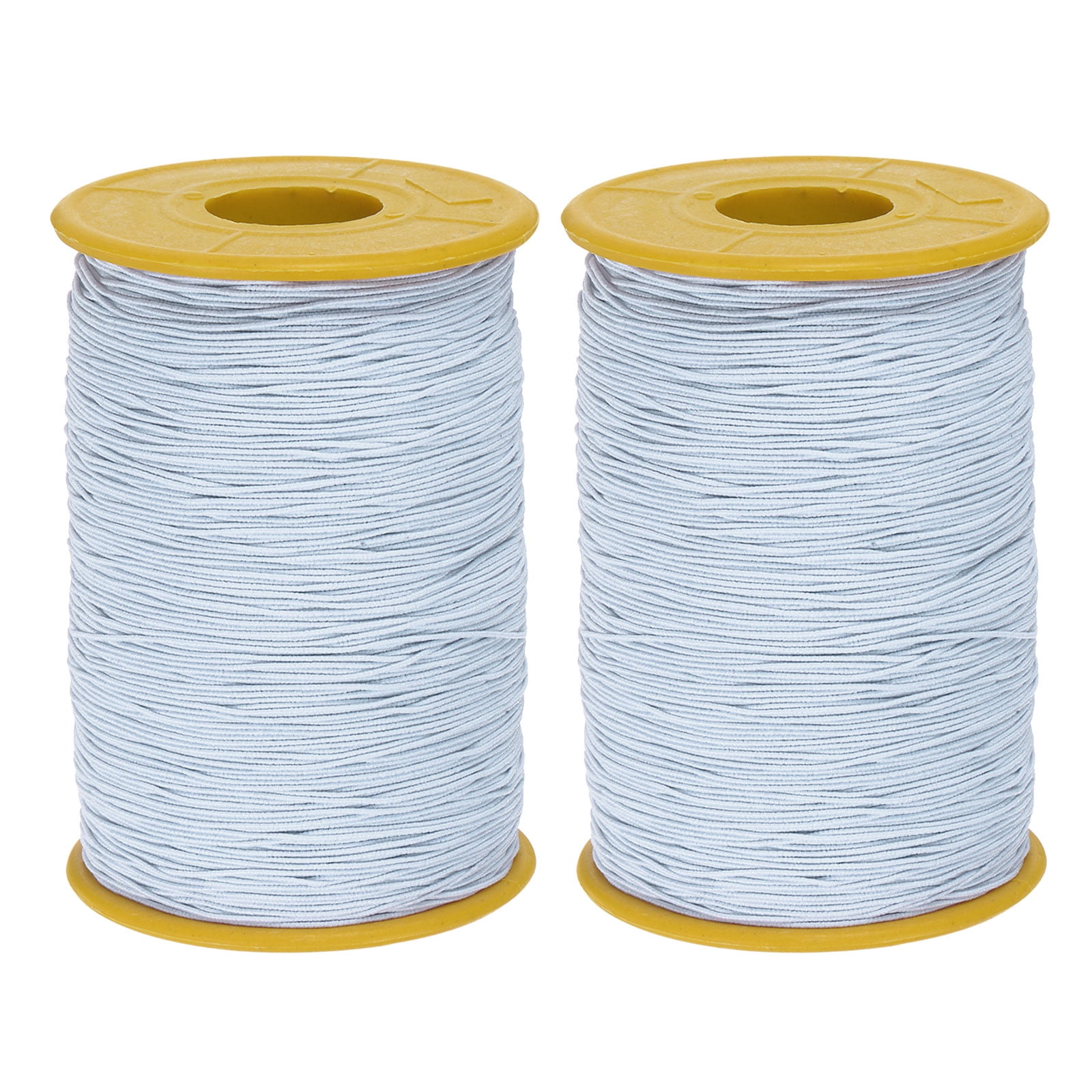 Uxcell 2pcs Elastic Sewing Thread 547 Yards 0.5mm Thickness Latex ...