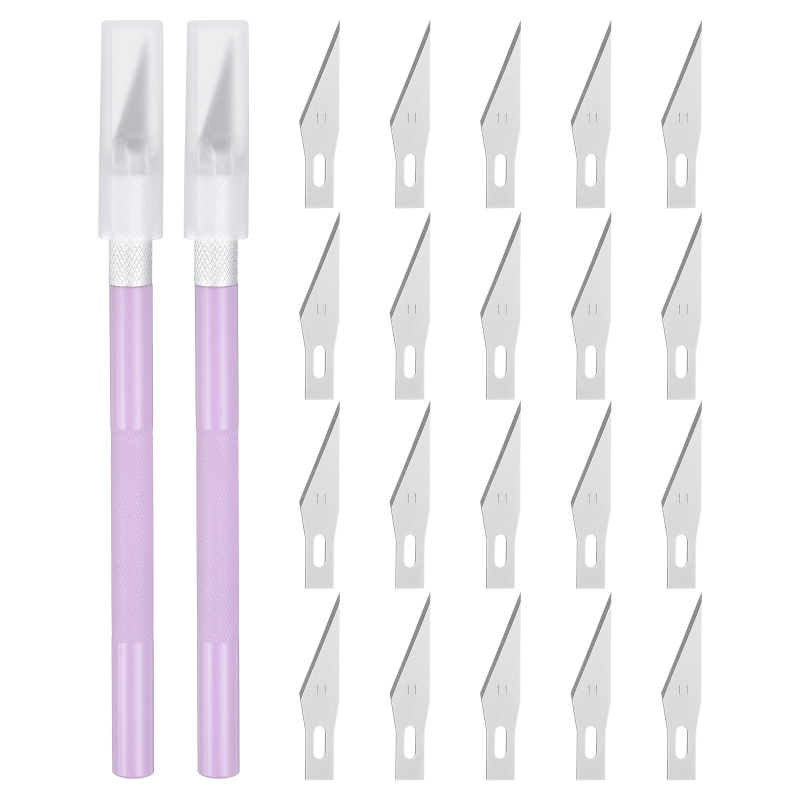 Uxcell 2pcs Exacto Art Craft Hobby Precision Utility Knife Set with ...