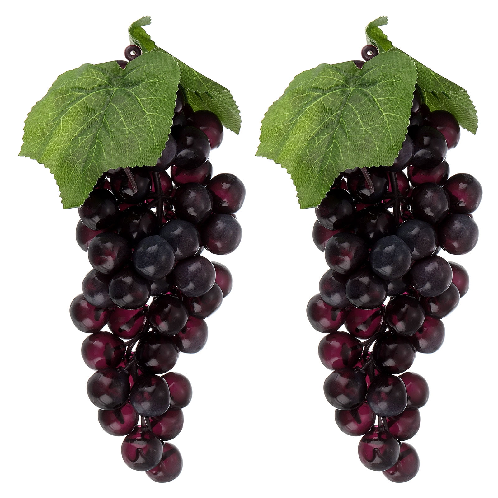 Uxcell 2pcs Fake Grapes Artificial Fruit Grapes Bunches Realistic ...