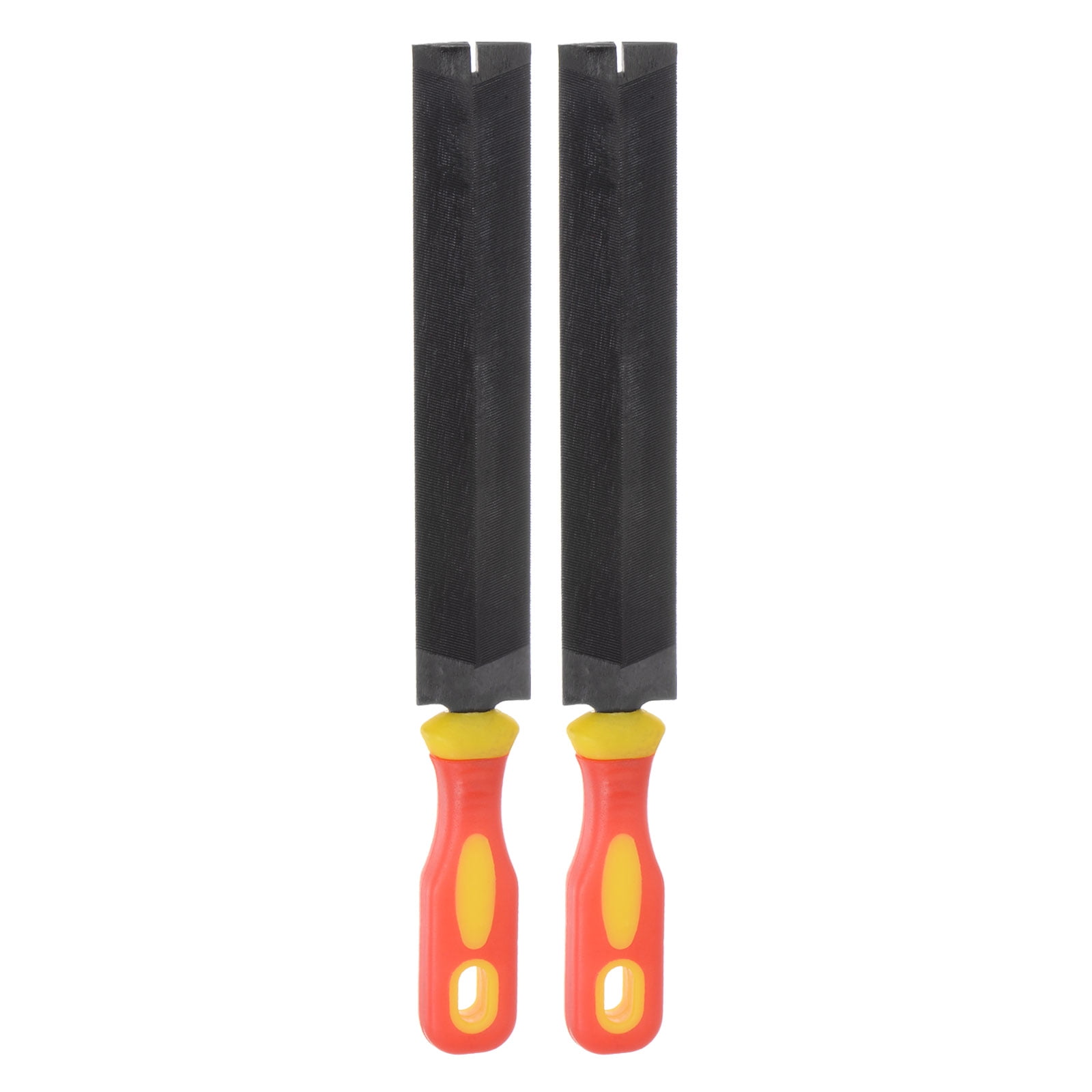 Uxcell 2pcs Feather Shaped Taper Files 6" T12 Bearing Steel 235x27mm ...
