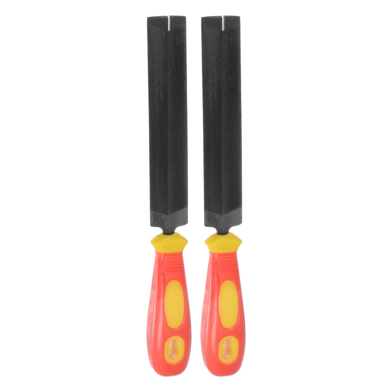 Uxcell 2pcs Feather Shaped Taper Files 6" T12 Bearing Steel 260x28mm ...