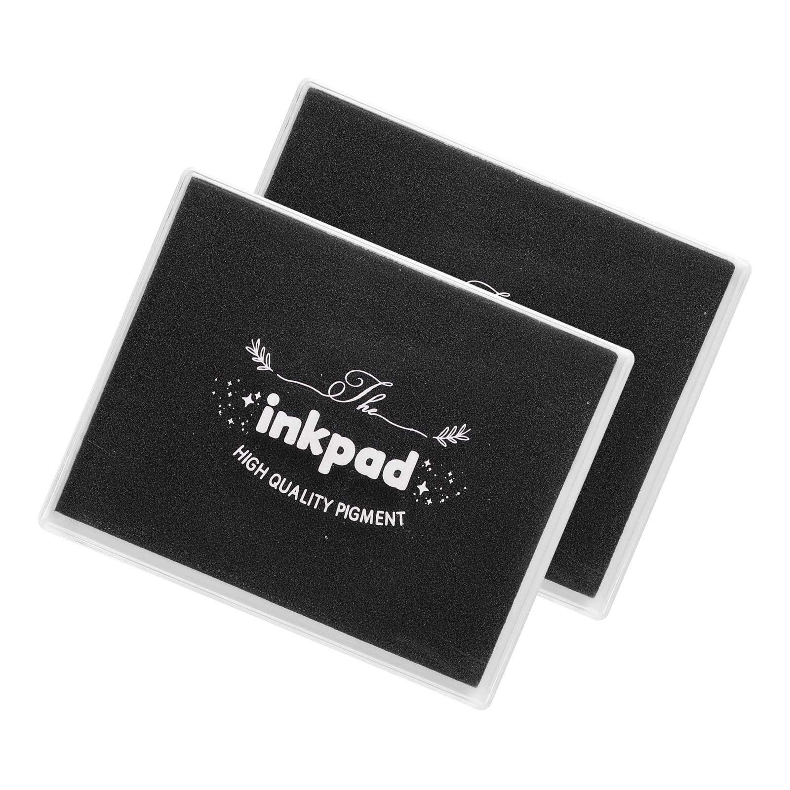 Uxcell 2pcs Finger Ink Pad for Rubber Stamps Craft, 37 x 46" Washable ...