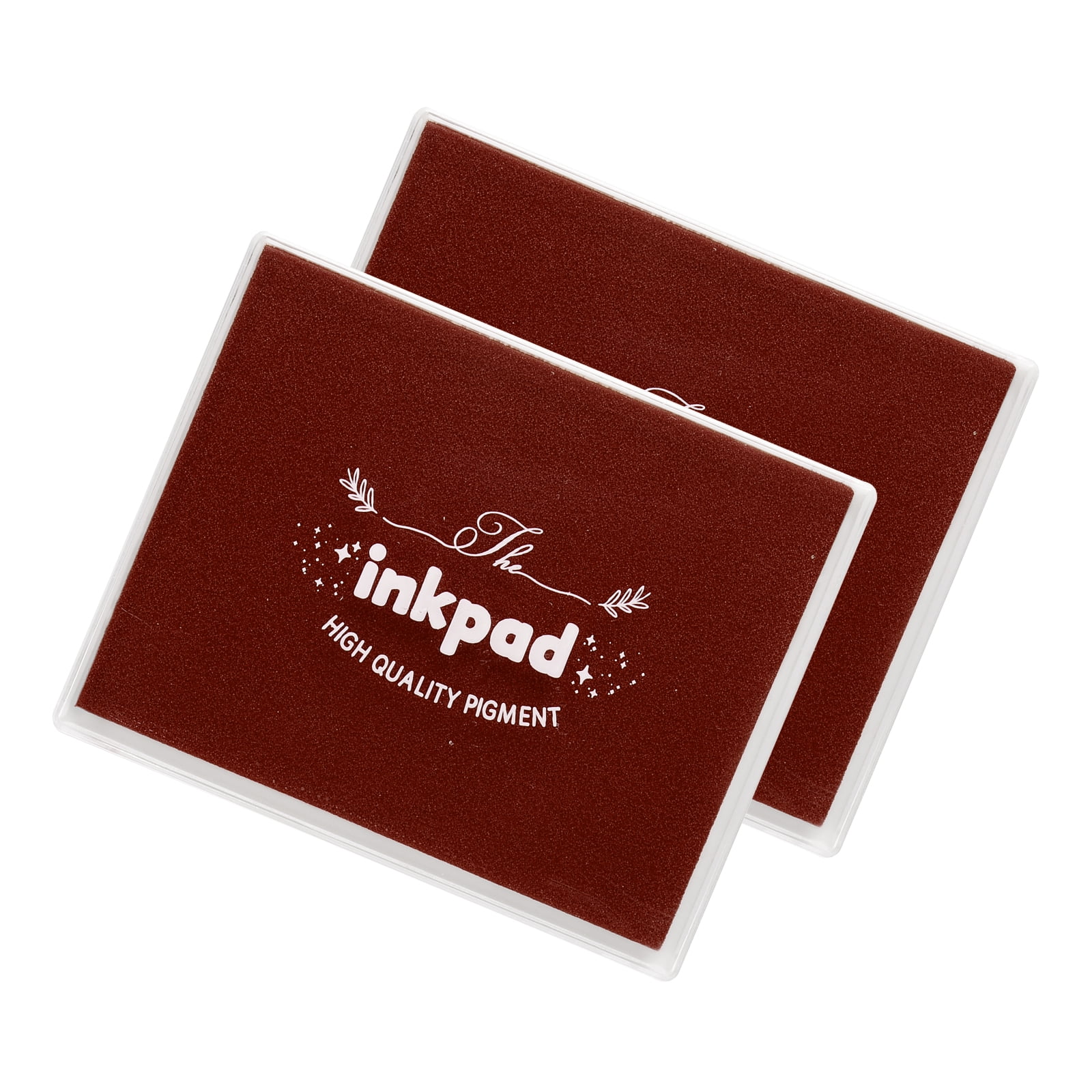 Uxcell 2pcs Finger Ink Pad for Rubber Stamps Craft, 37 x 47" Washable ...